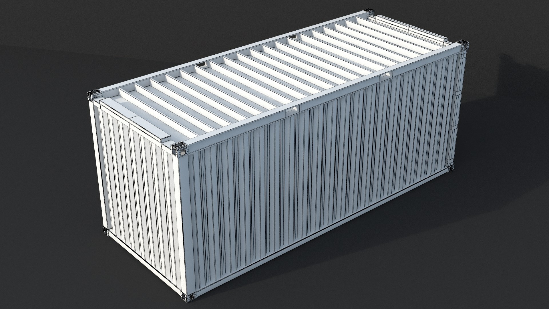 3D Cargo Container Maroon HD Model - TurboSquid 2050657