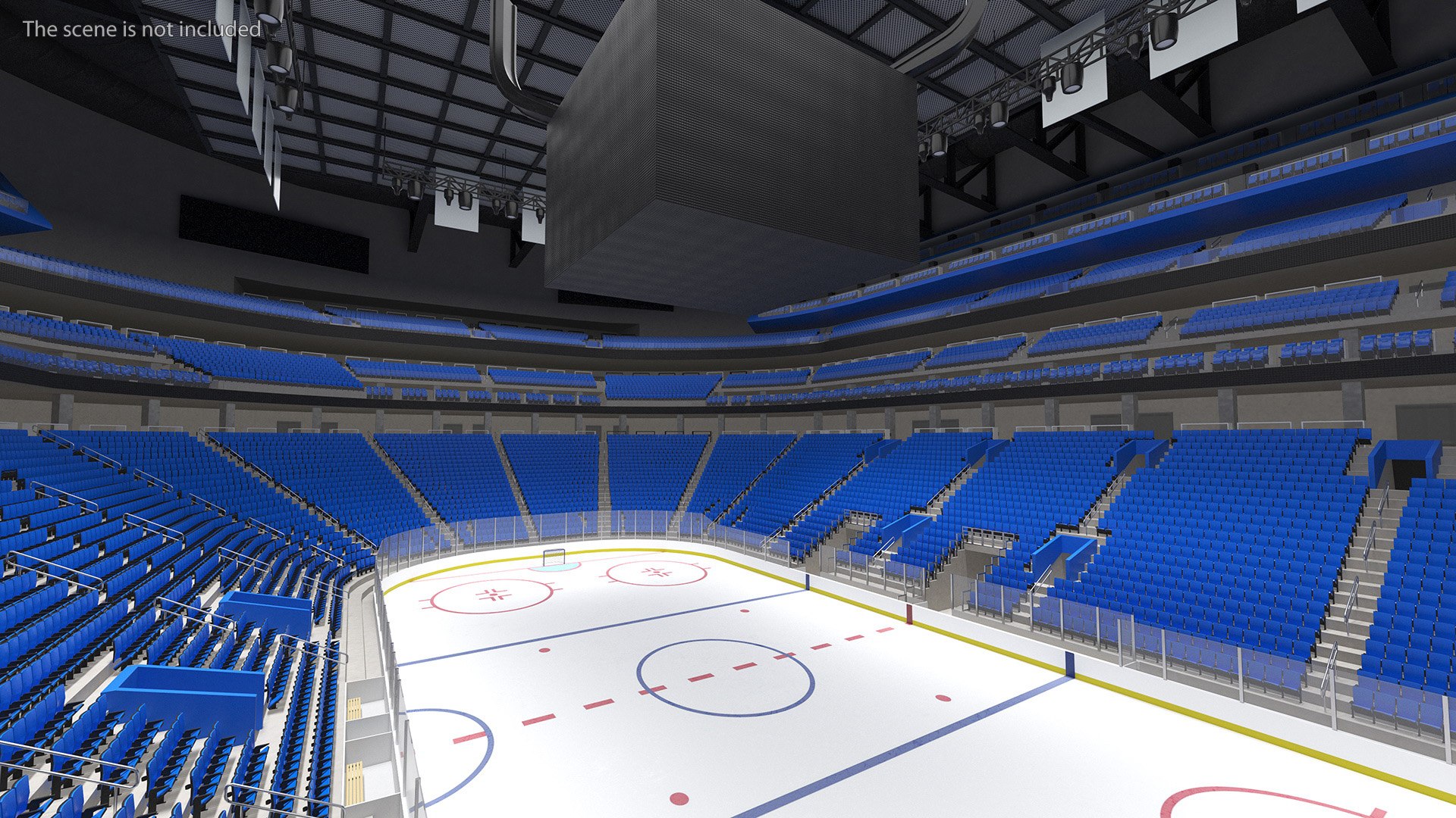Hockey Rink 3D - TurboSquid 2086629