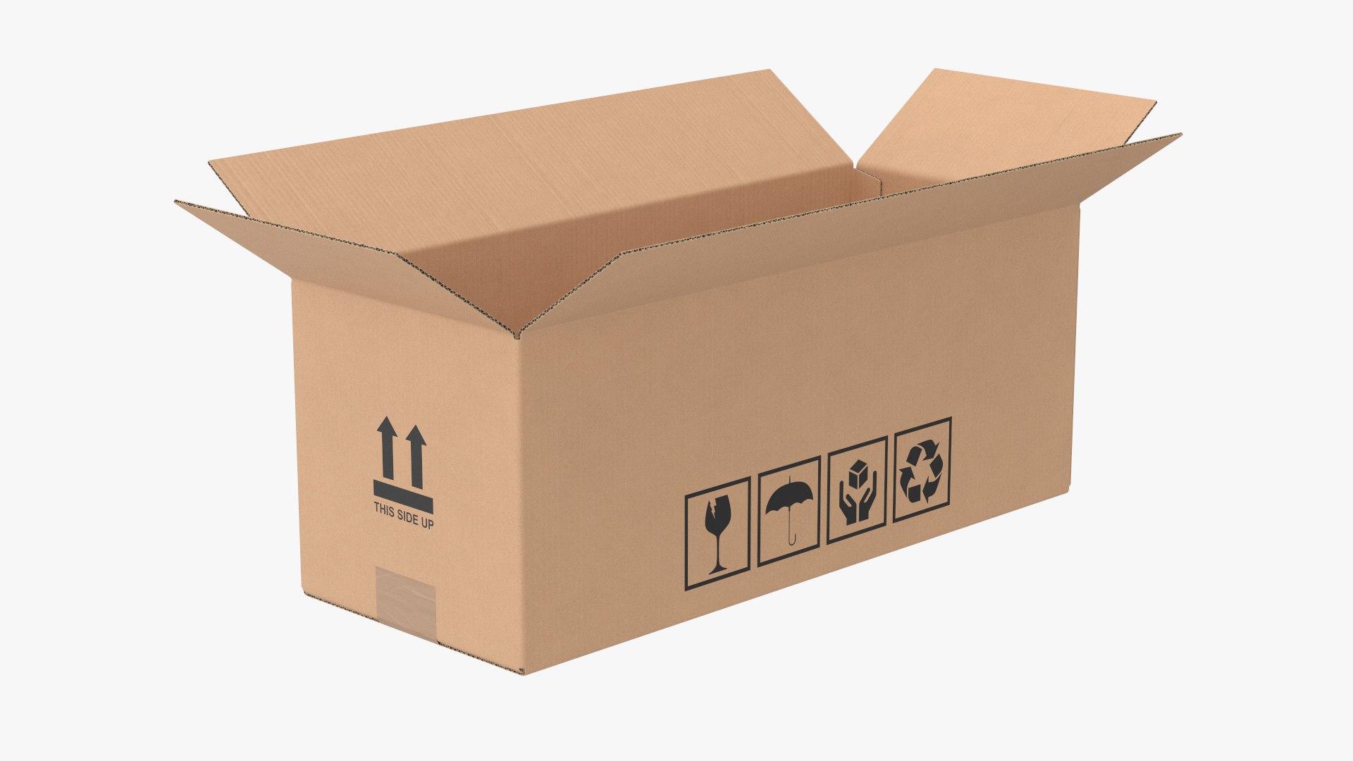 Cardboard Box 50x20x20 Bundle 3D Model - TurboSquid 2510027