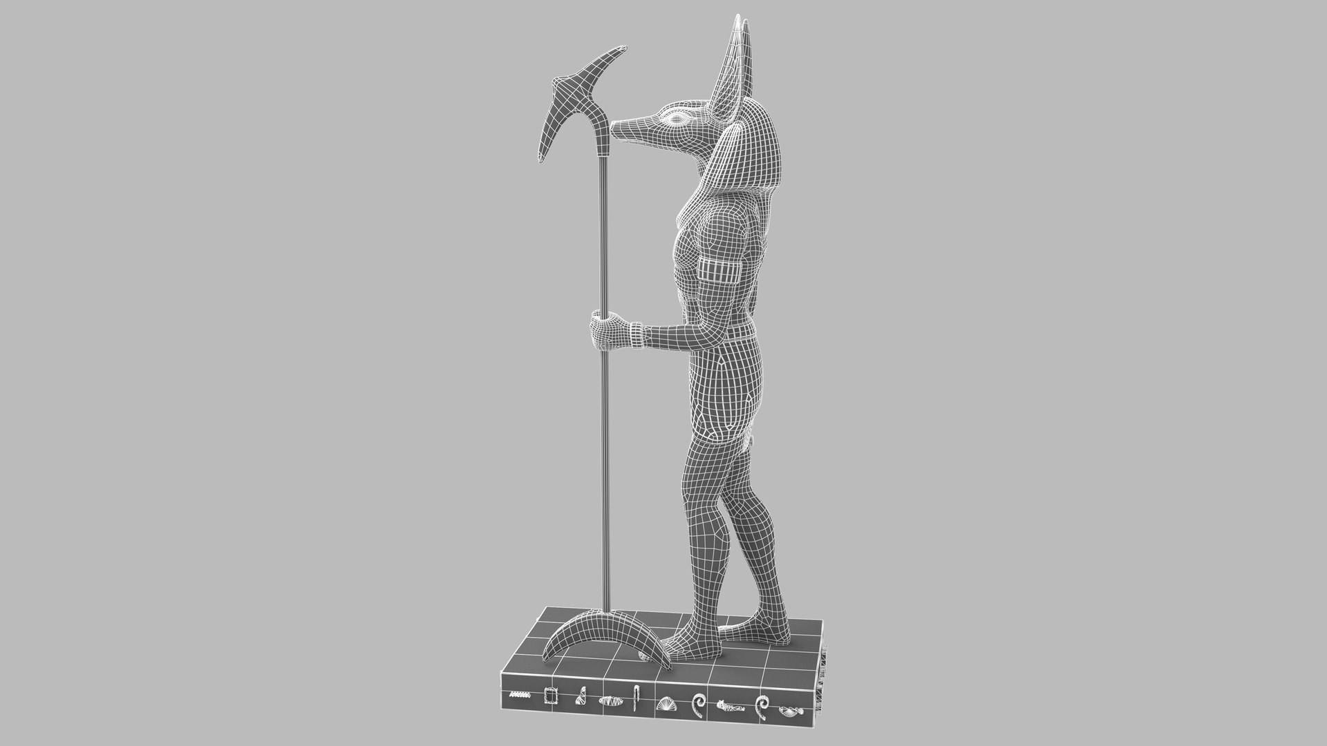 Ancient Egyptian God Anubis 3D Model - TurboSquid 1970546