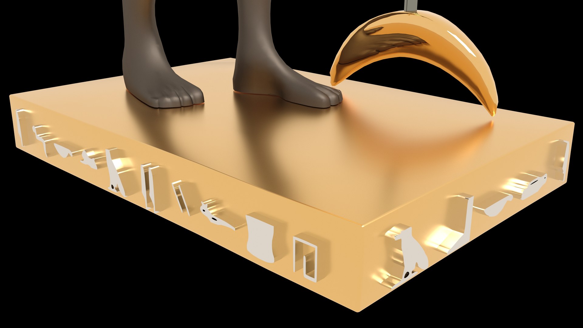 Ancient Egyptian God Anubis 3D Model - TurboSquid 1970546