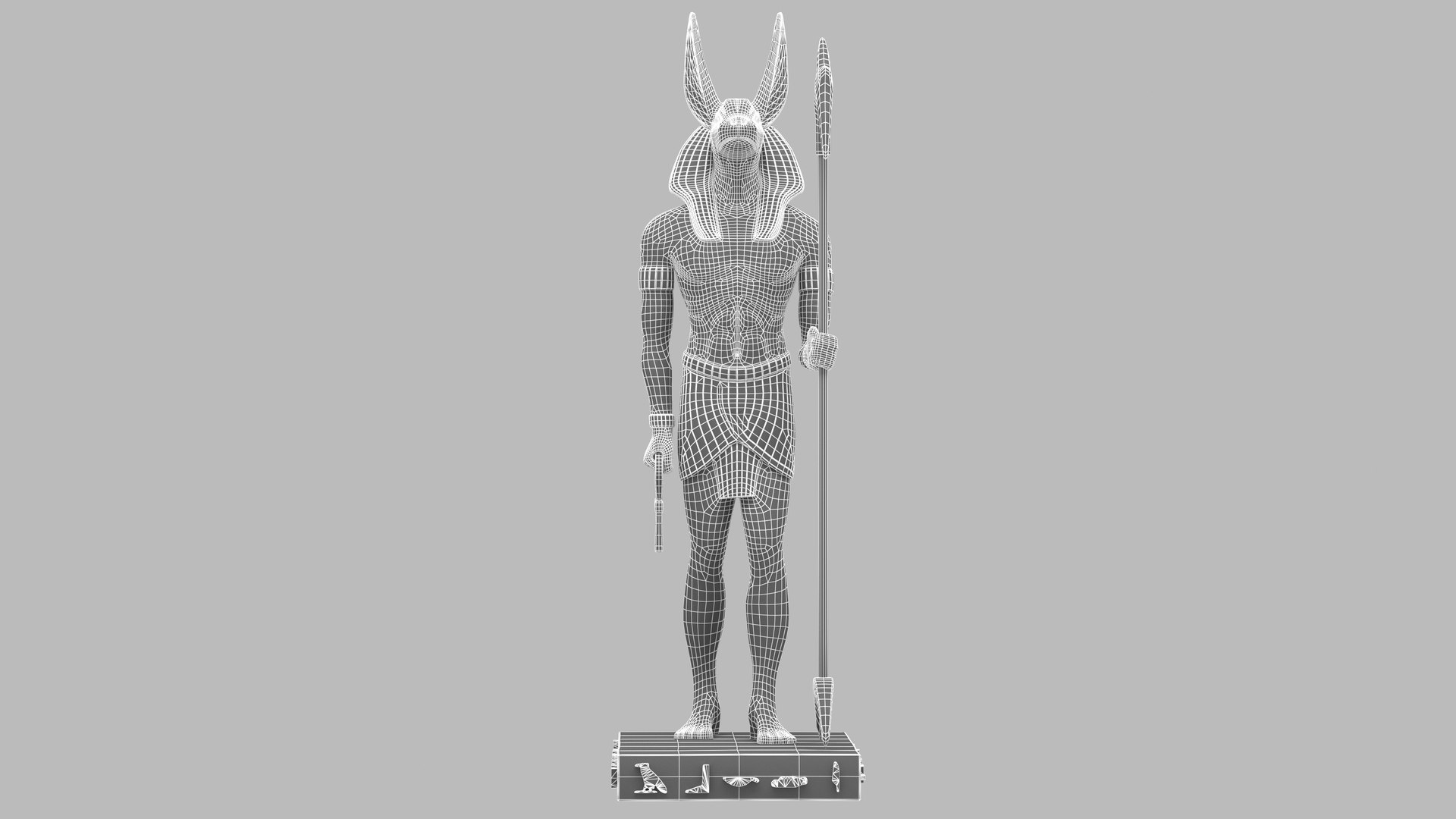 Ancient Egyptian God Anubis 3D model - TurboSquid 1970546