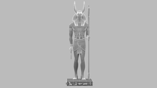 modelo 3d Dios egipcio antiguo Anubis - TurboSquid 1970546