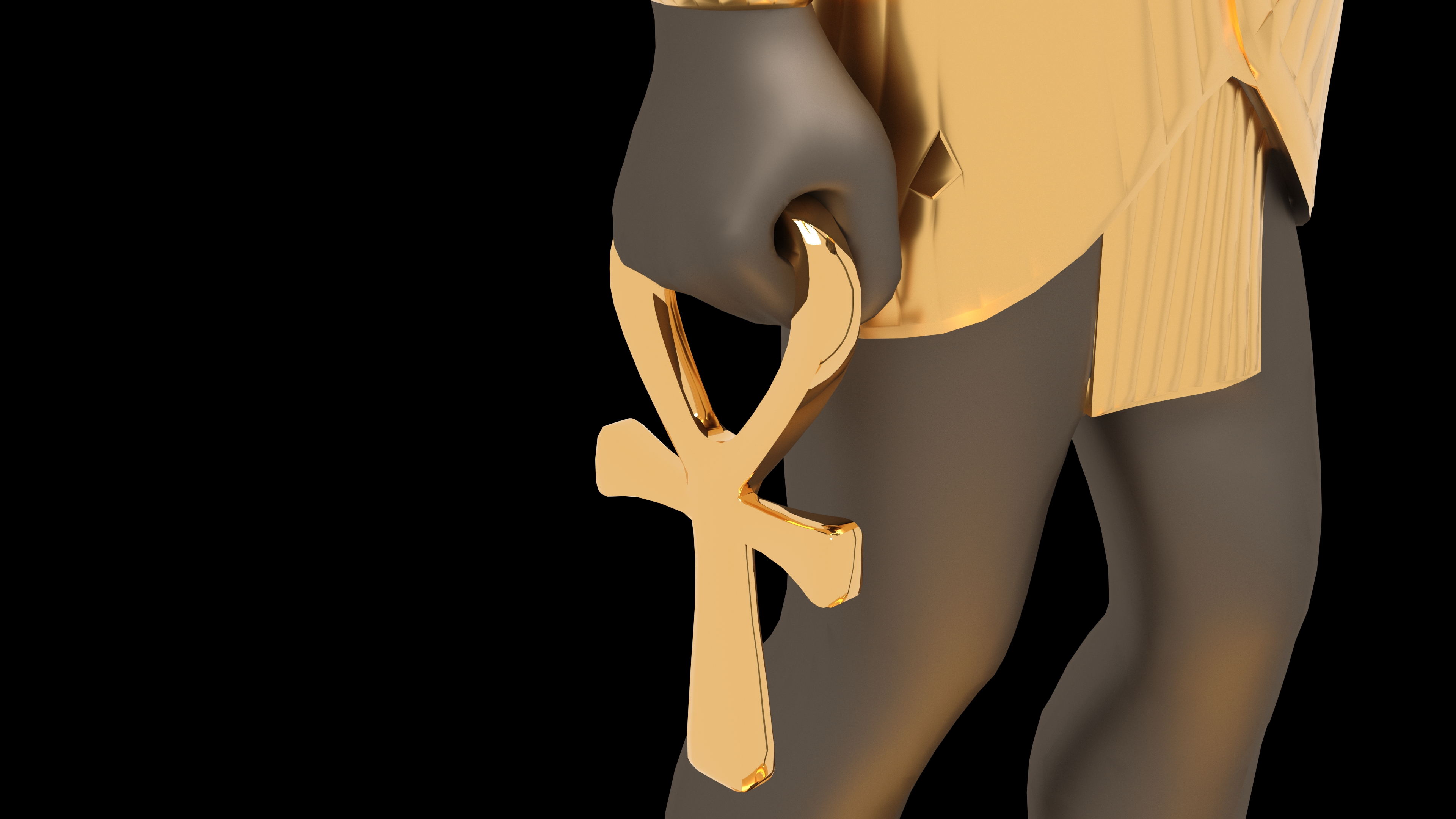 modelo 3d Dios egipcio antiguo Anubis - TurboSquid 1970546