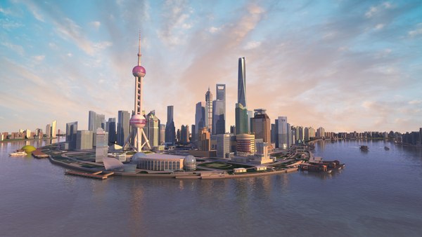 Shanghai model - TurboSquid 1867979