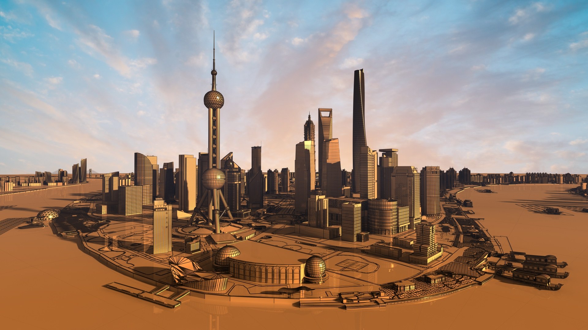 Shanghai Model - TurboSquid 1867979