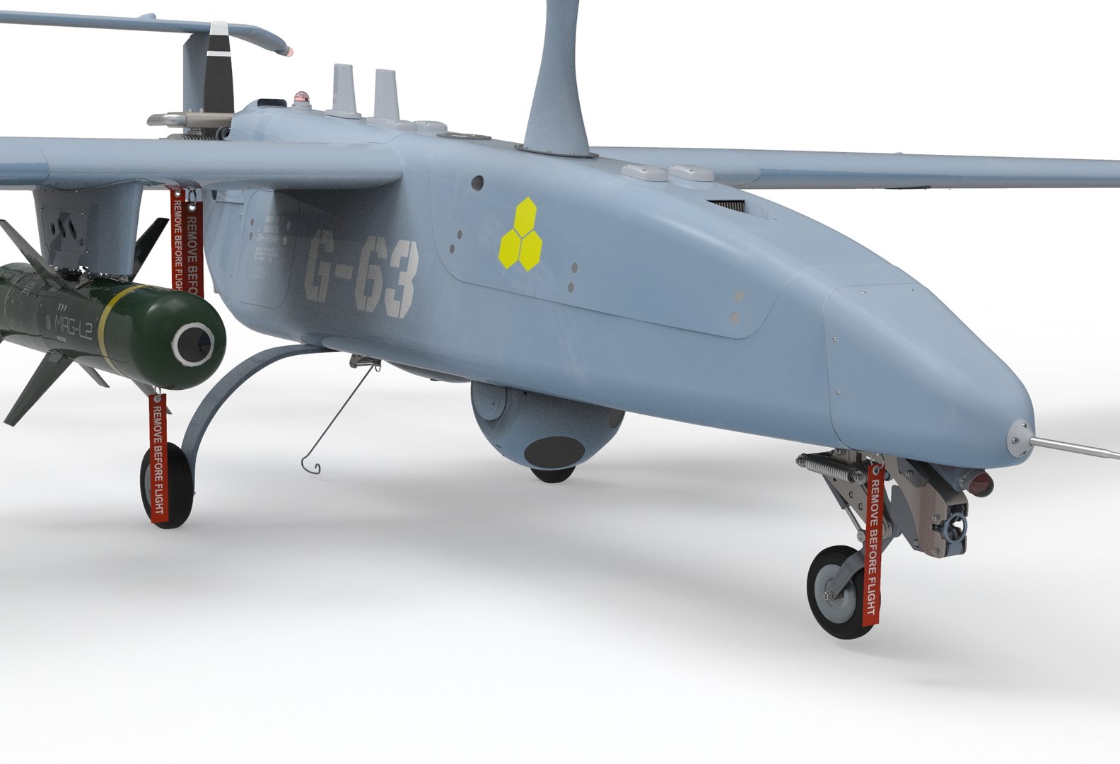 UAV military aircraft drone model - TurboSquid 2067030