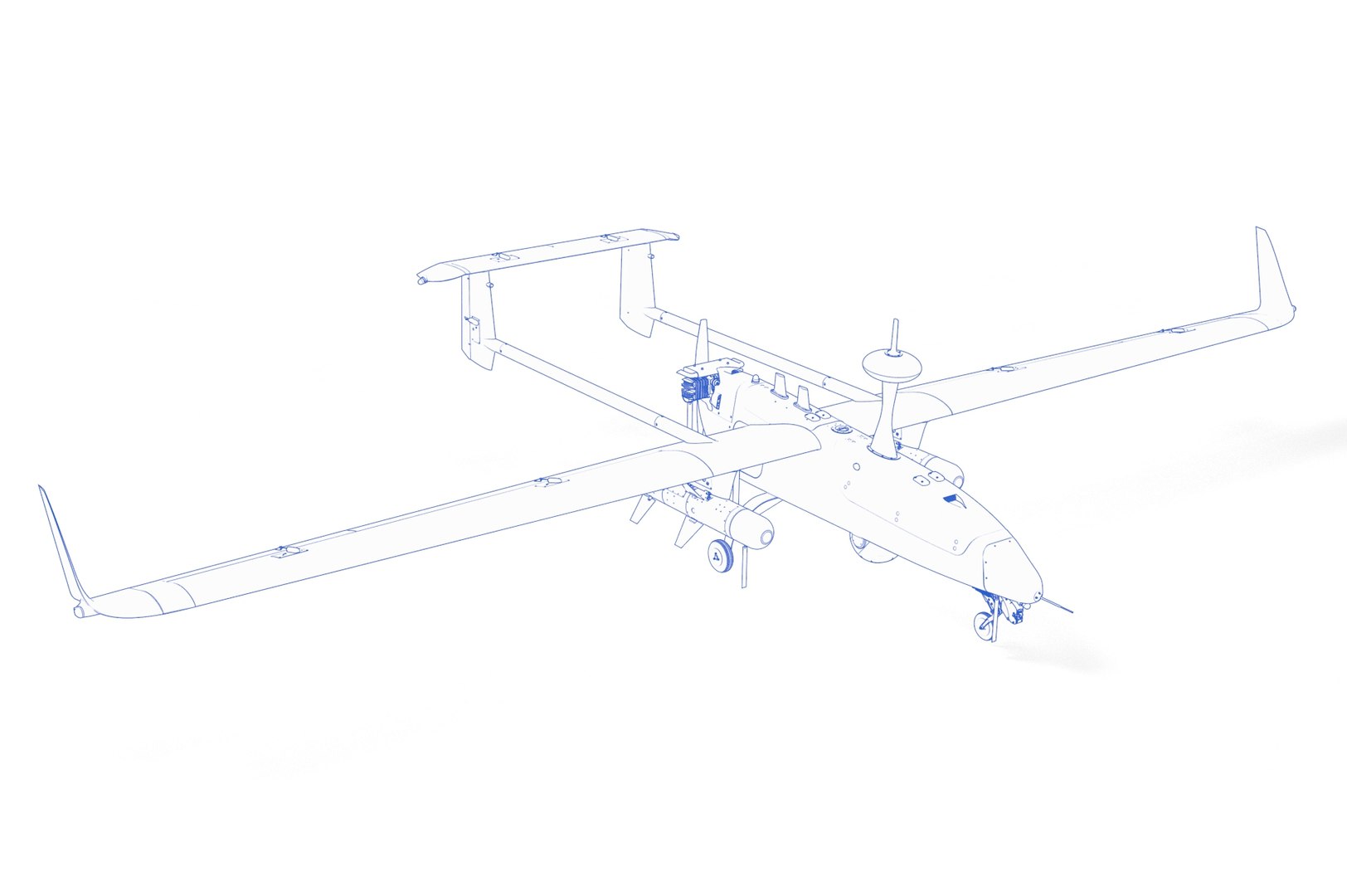 UAV military aircraft drone model - TurboSquid 2067030