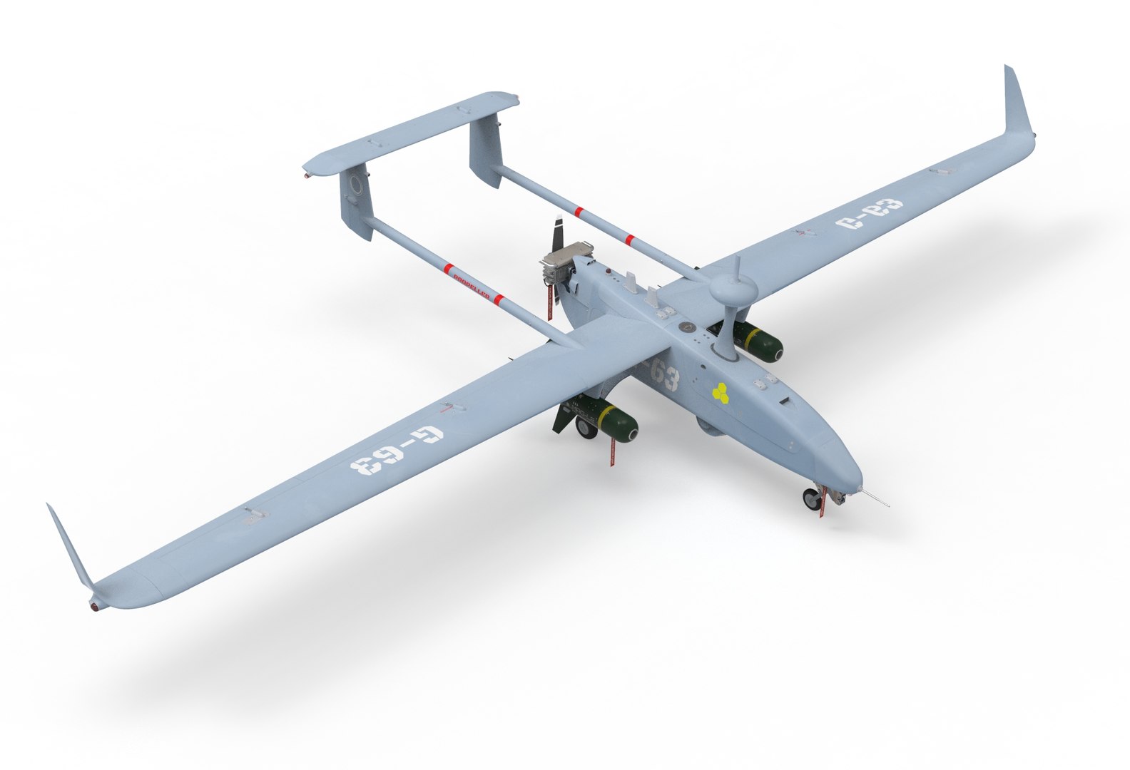UAV military aircraft drone model - TurboSquid 2067030