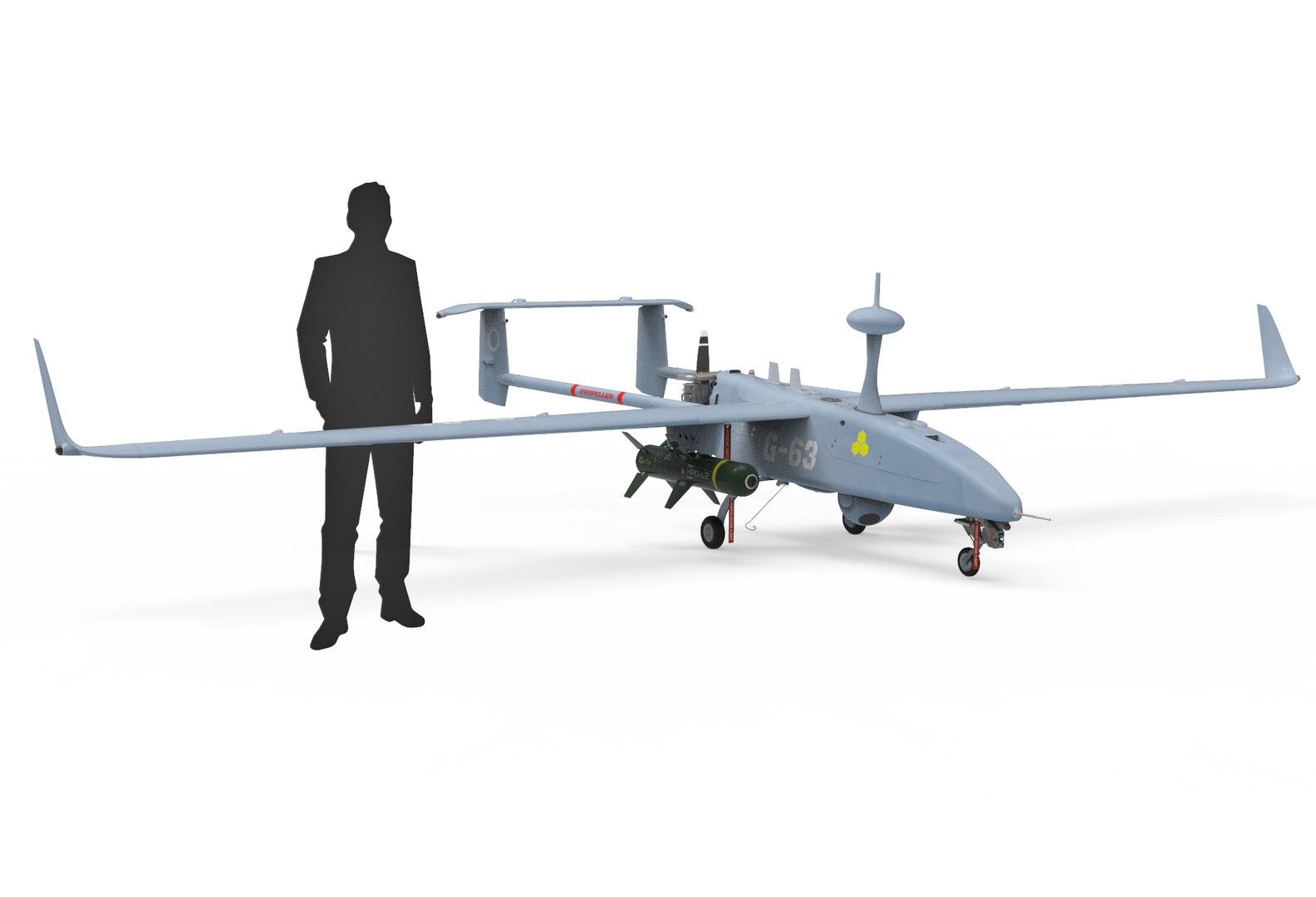 UAV Military Aircraft Drone Model - TurboSquid 2067030
