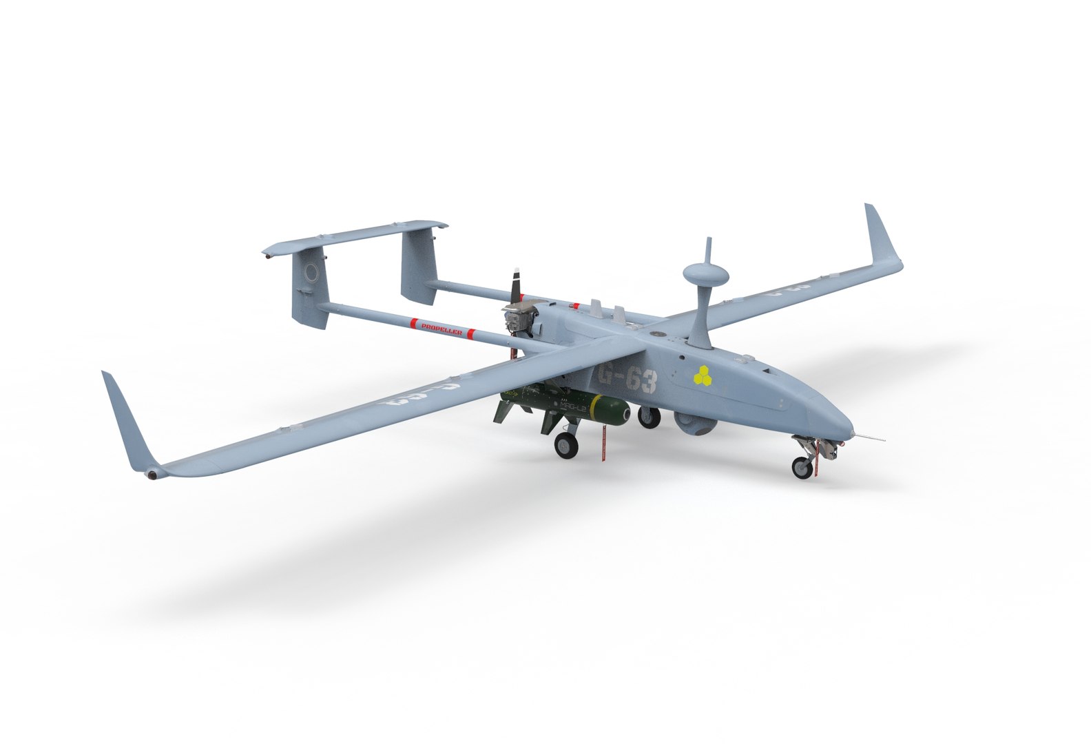 UAV military aircraft drone model - TurboSquid 2067030