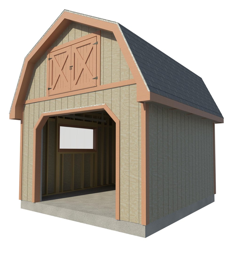 3d Garage Cars Storage Model