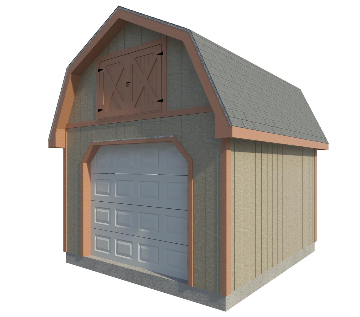 3d Garage Cars Storage Model
