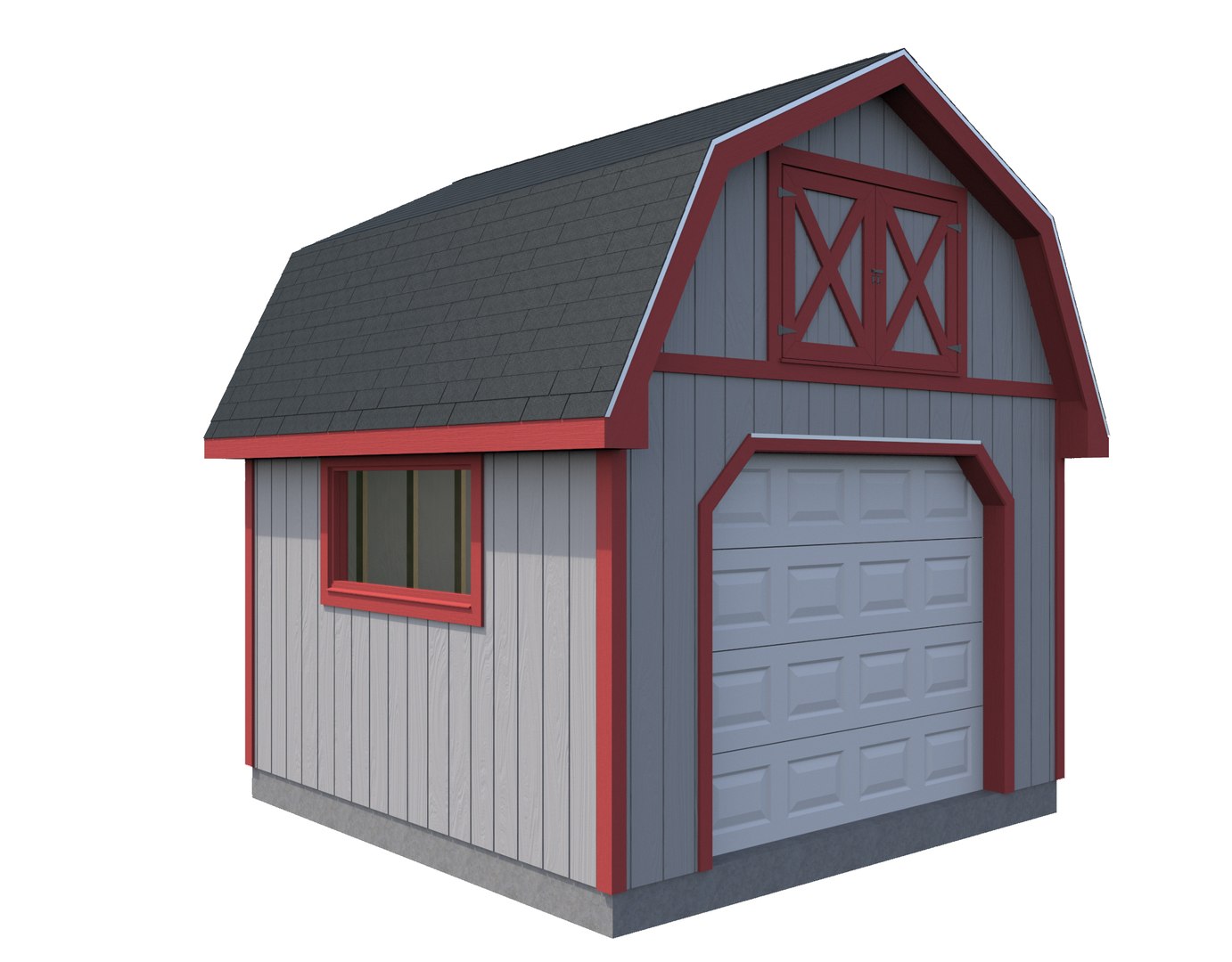 3d Garage Cars Storage Model