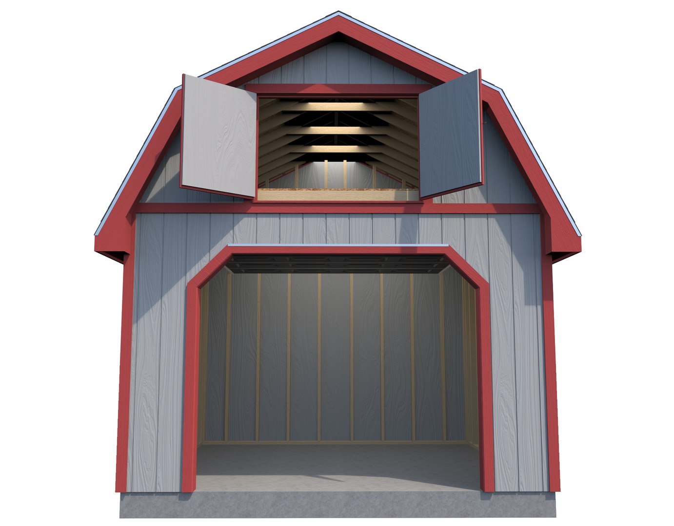 3d Garage Cars Storage Model