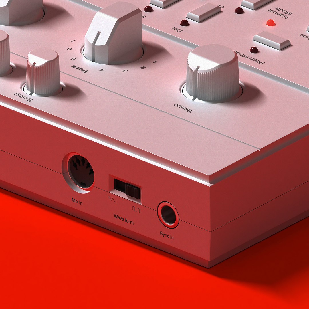 Roland TB-303 Synthesizer 3D Model - TurboSquid 2032708