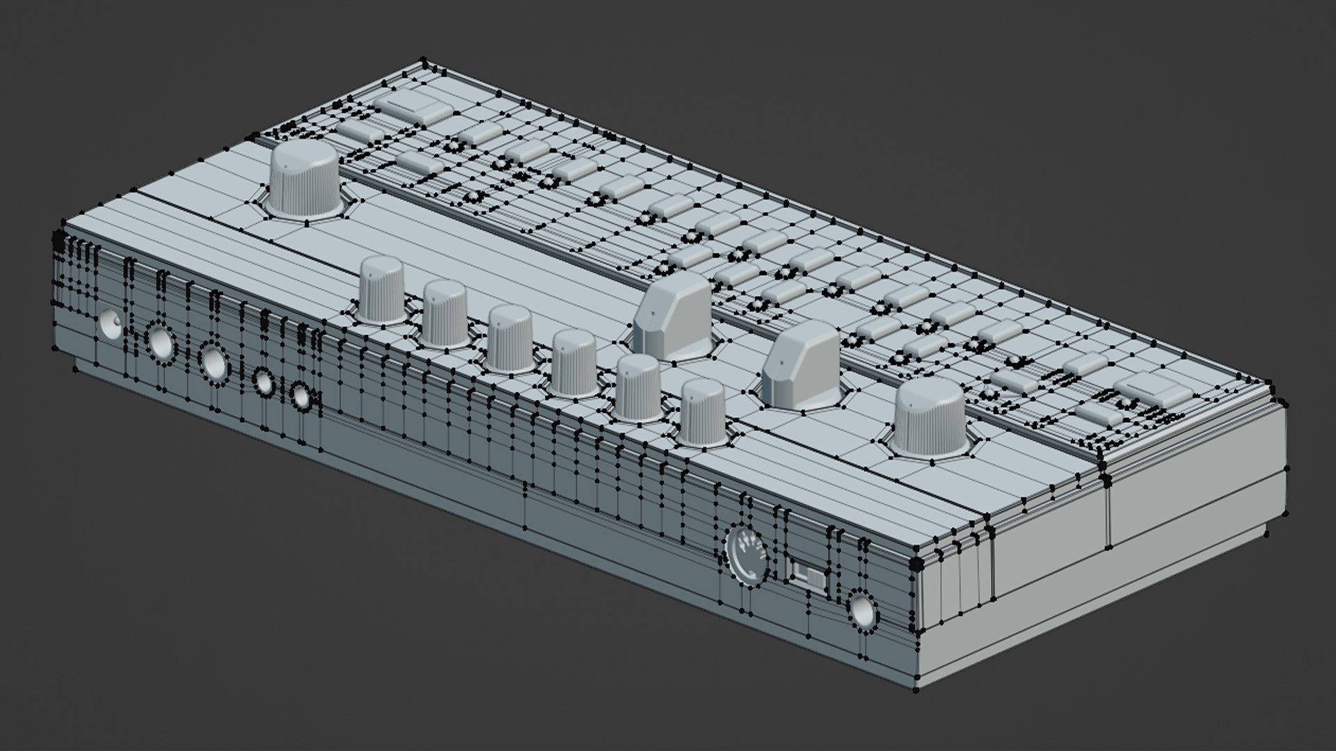 Roland TB-303 Synthesizer 3D Model - TurboSquid 2032708