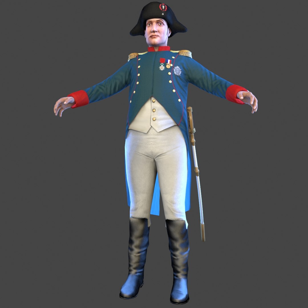 3D Napoleon Bonaparte - TurboSquid 1457847