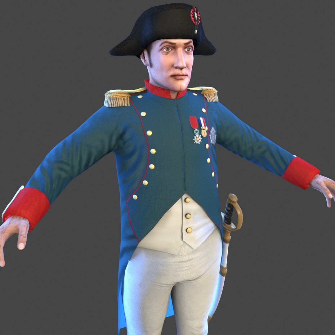 3D Napoleon Bonaparte - TurboSquid 1457847