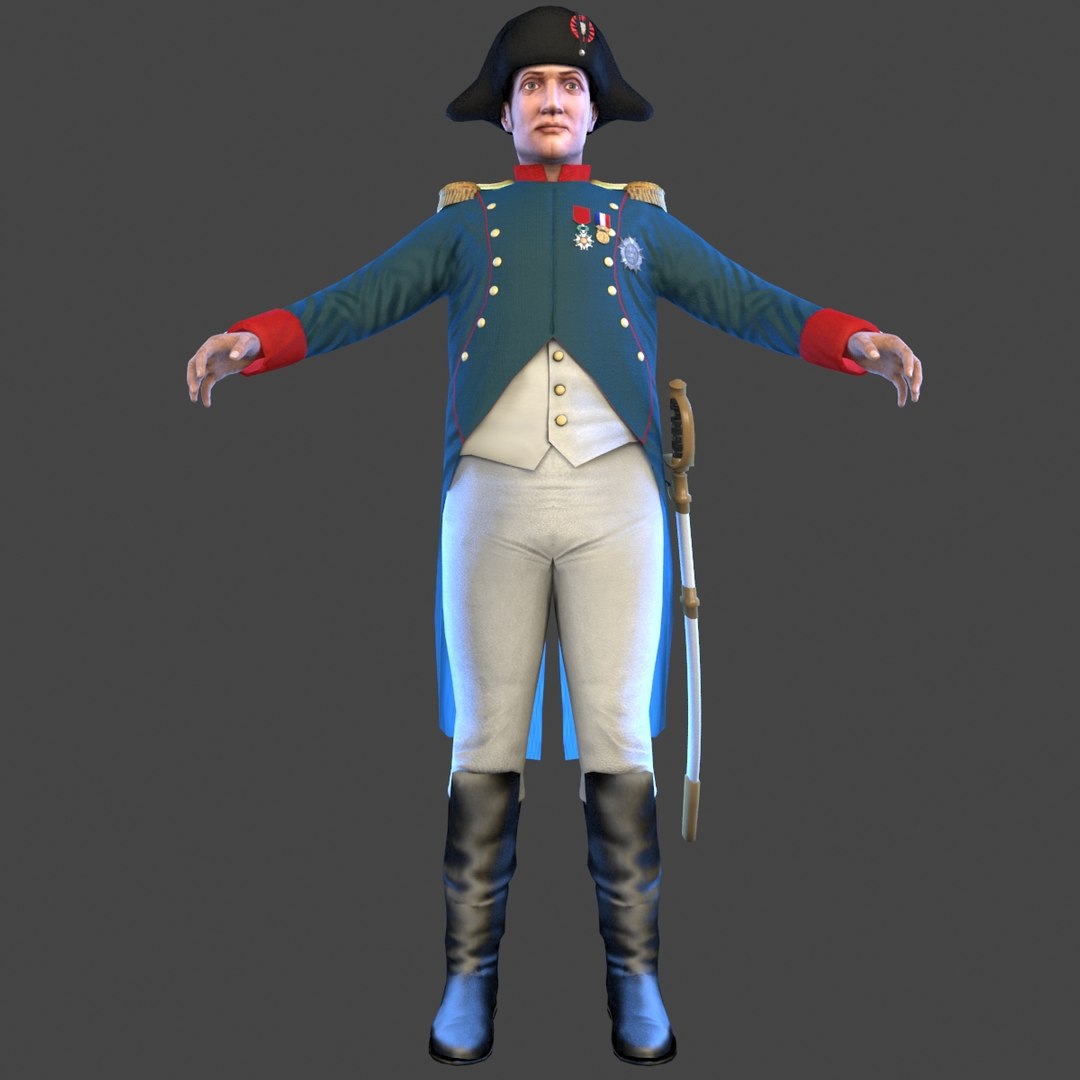 3D Napoleon Bonaparte - TurboSquid 1457847