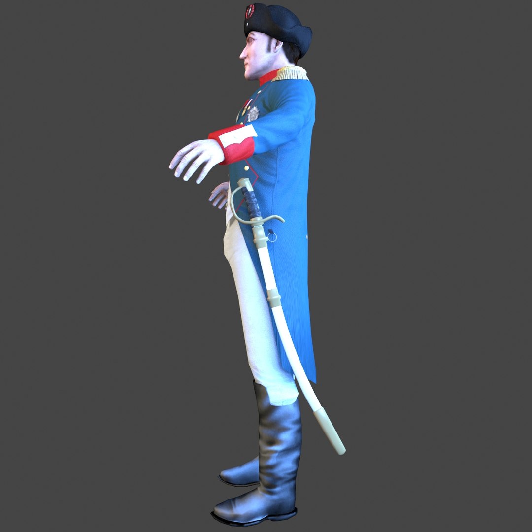 3D Napoleon Bonaparte - TurboSquid 1457847
