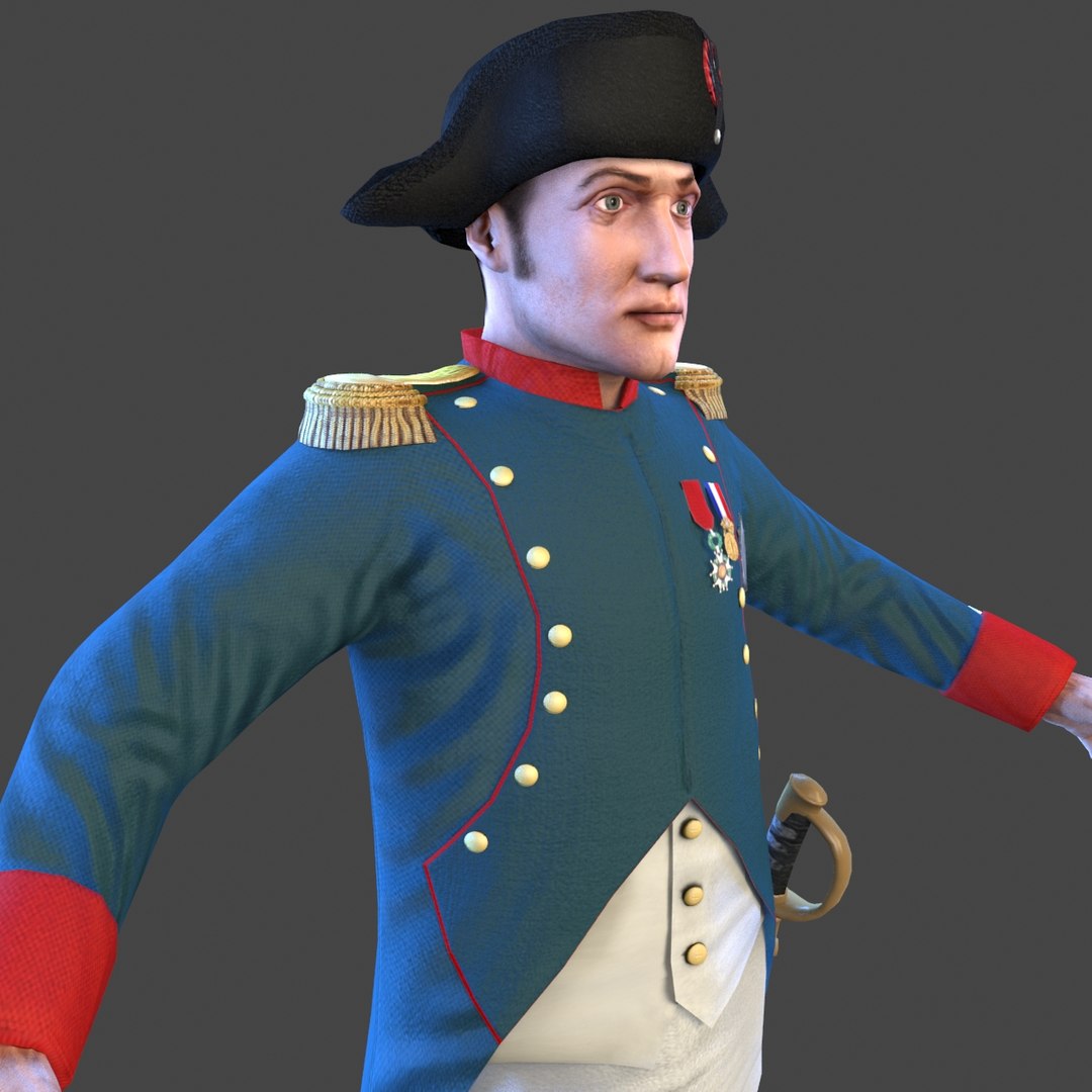 3D Napoleon Bonaparte - TurboSquid 1457847