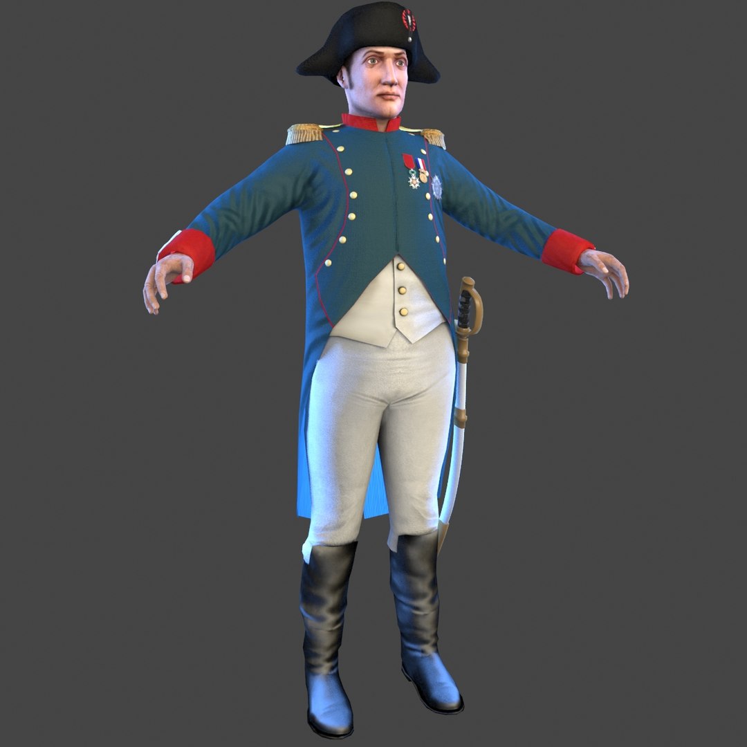 3D napoleon bonaparte - TurboSquid 1457847