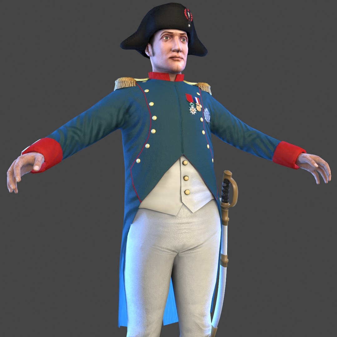 3D Napoleon Bonaparte - TurboSquid 1457847
