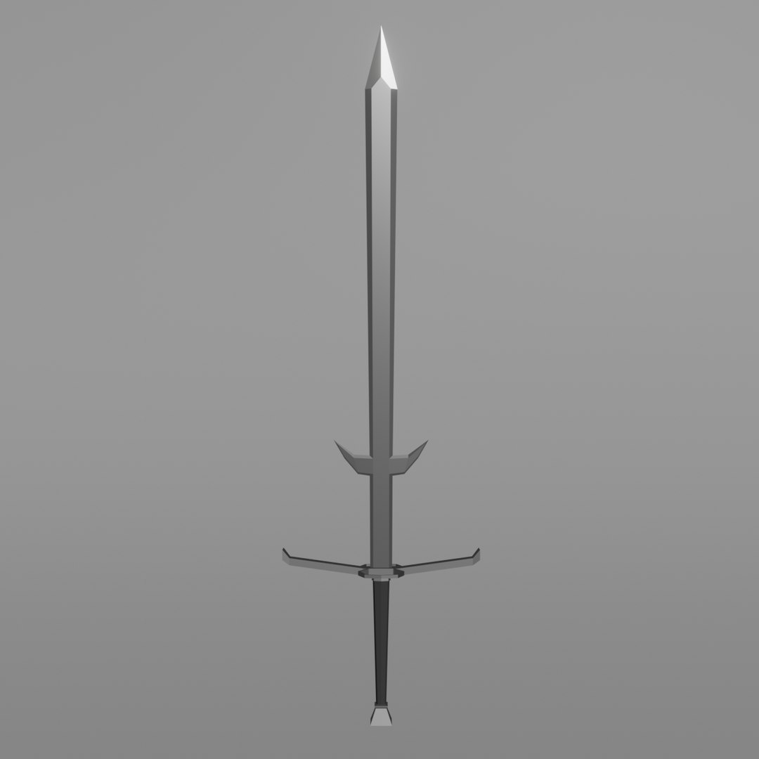 3D Stylized Zweihander - TurboSquid 1665828