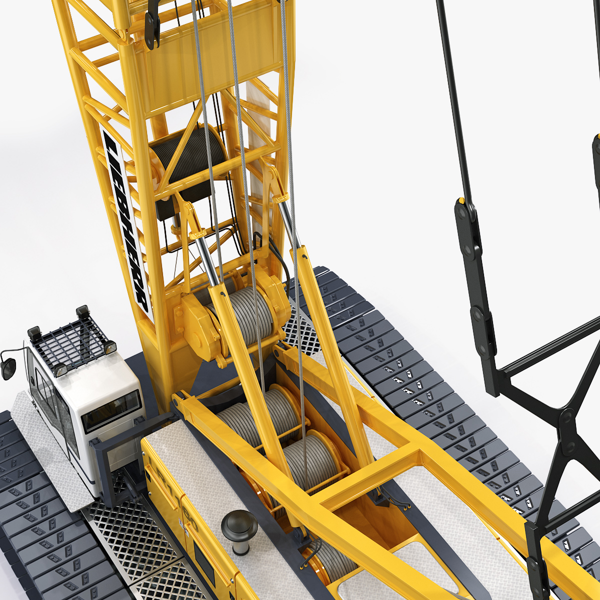 LIEBHERR LR1160 Rigged Crawler Crane 3D - TurboSquid 1989042