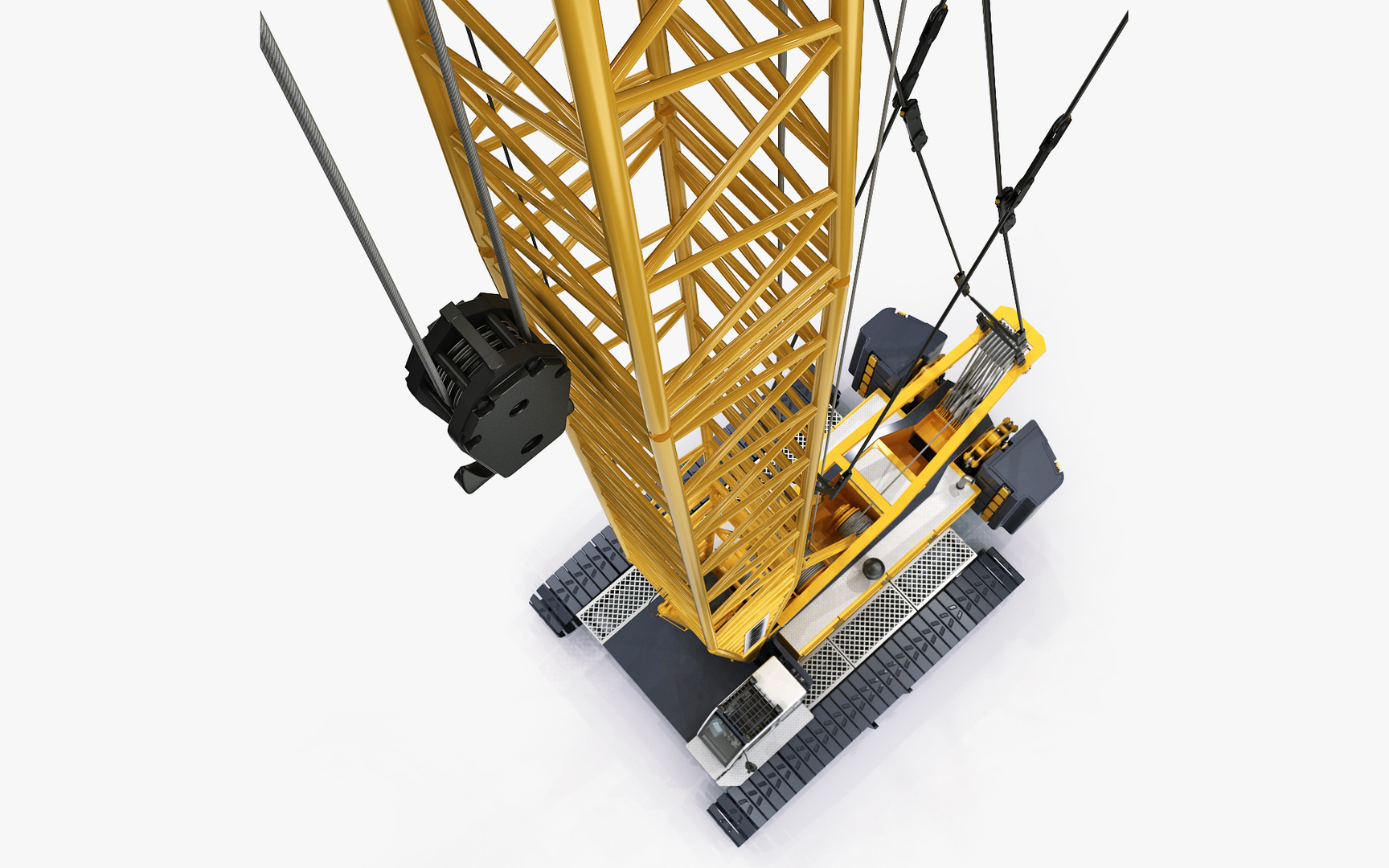 LIEBHERR LR1160 Rigged Crawler Crane 3D - TurboSquid 1989042