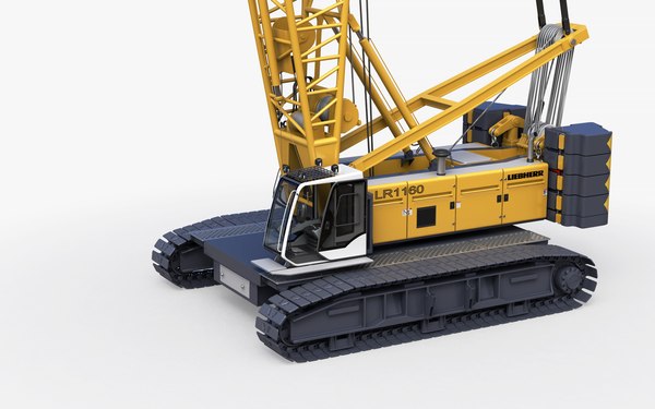 LIEBHERR LR1160 Rigged Crawler Crane 3D - TurboSquid 1989042