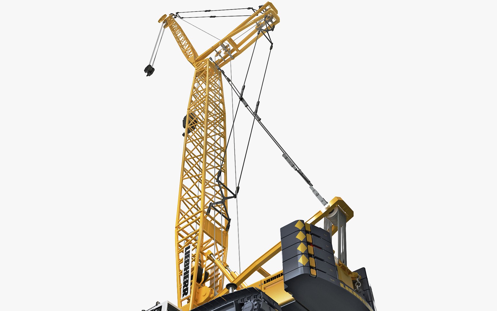 LIEBHERR LR1160 Rigged Crawler Crane 3D - TurboSquid 1989042