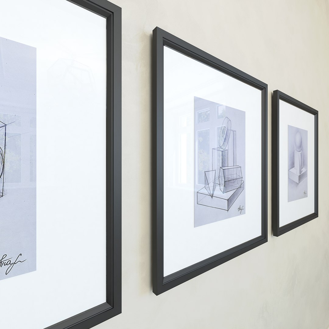 Composition Geometric Shapes Model - TurboSquid 1320787