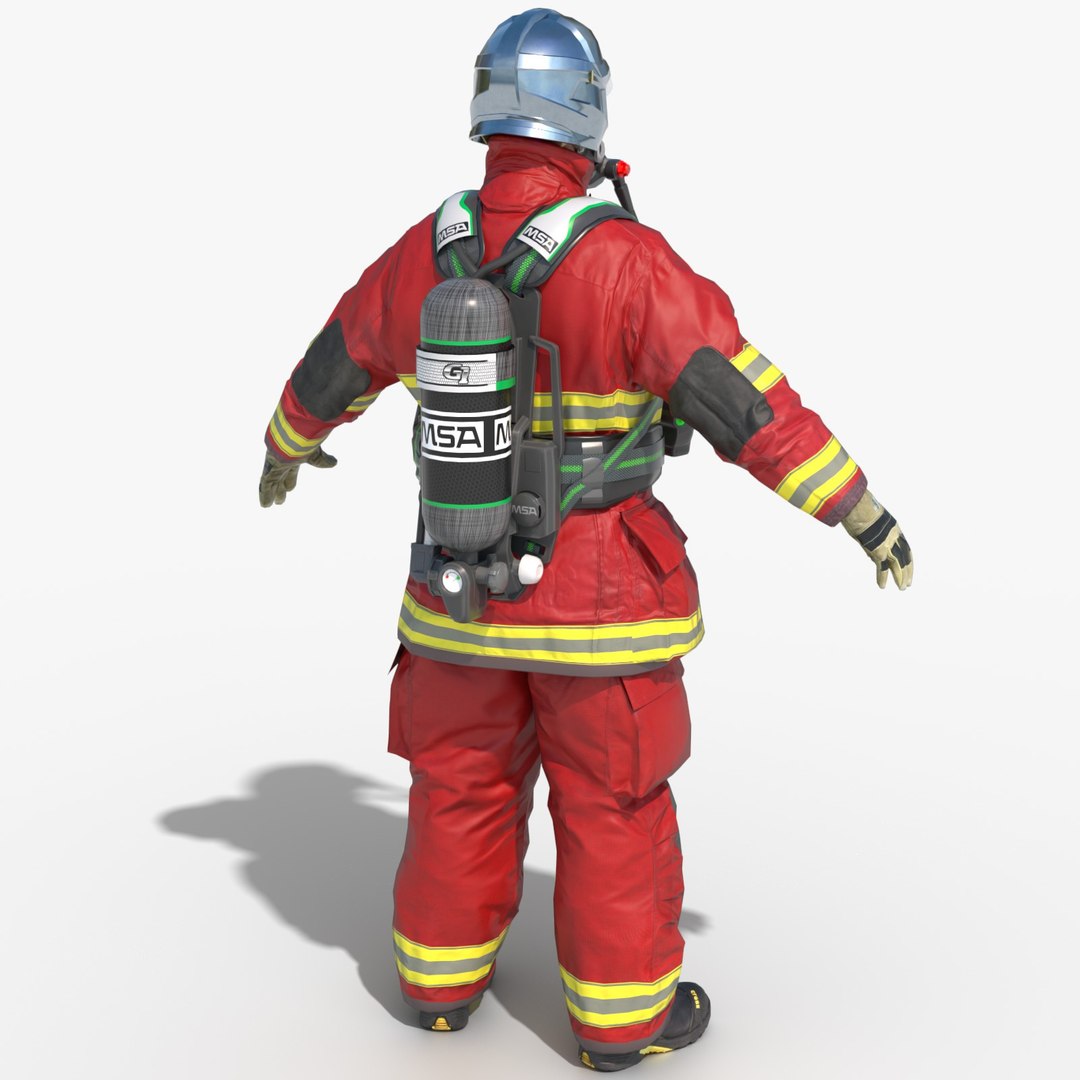 3D Fireman Extreme France - TurboSquid 1488326