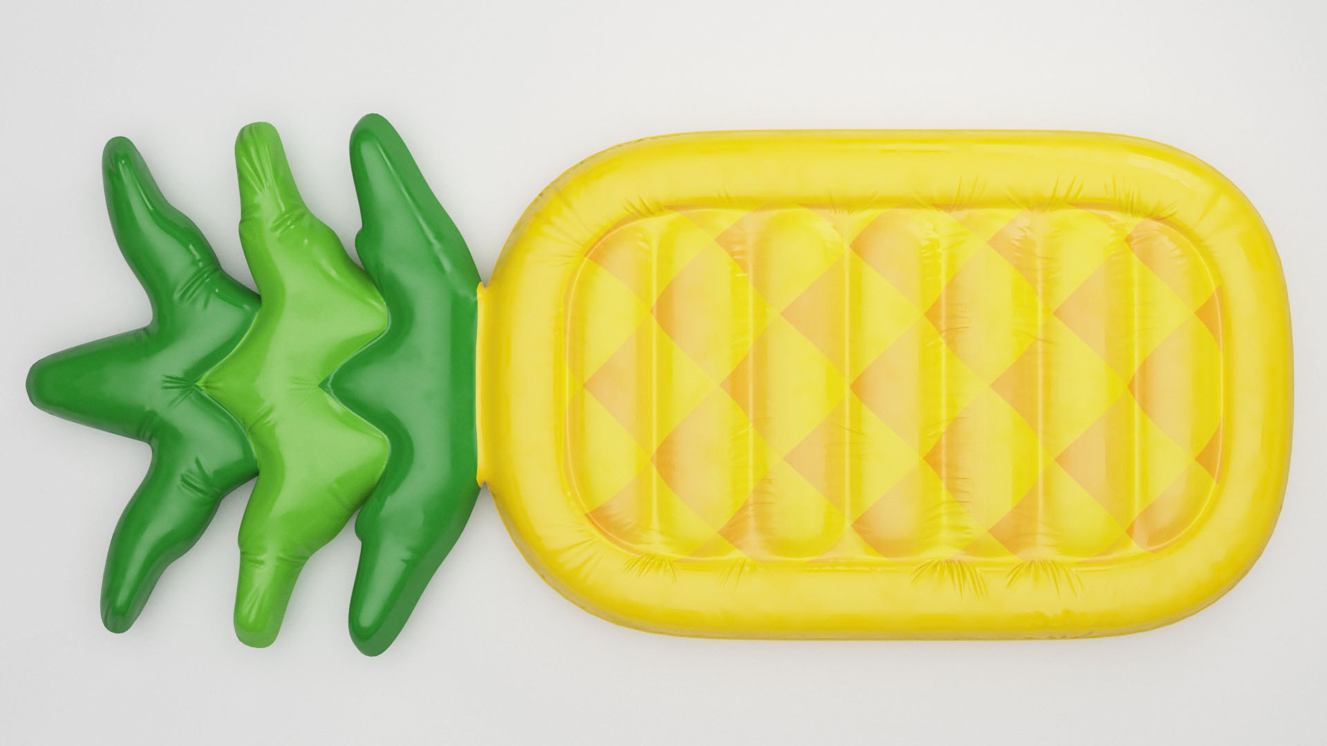 3D Inflatable Pinapple Mattres - TurboSquid 2348519