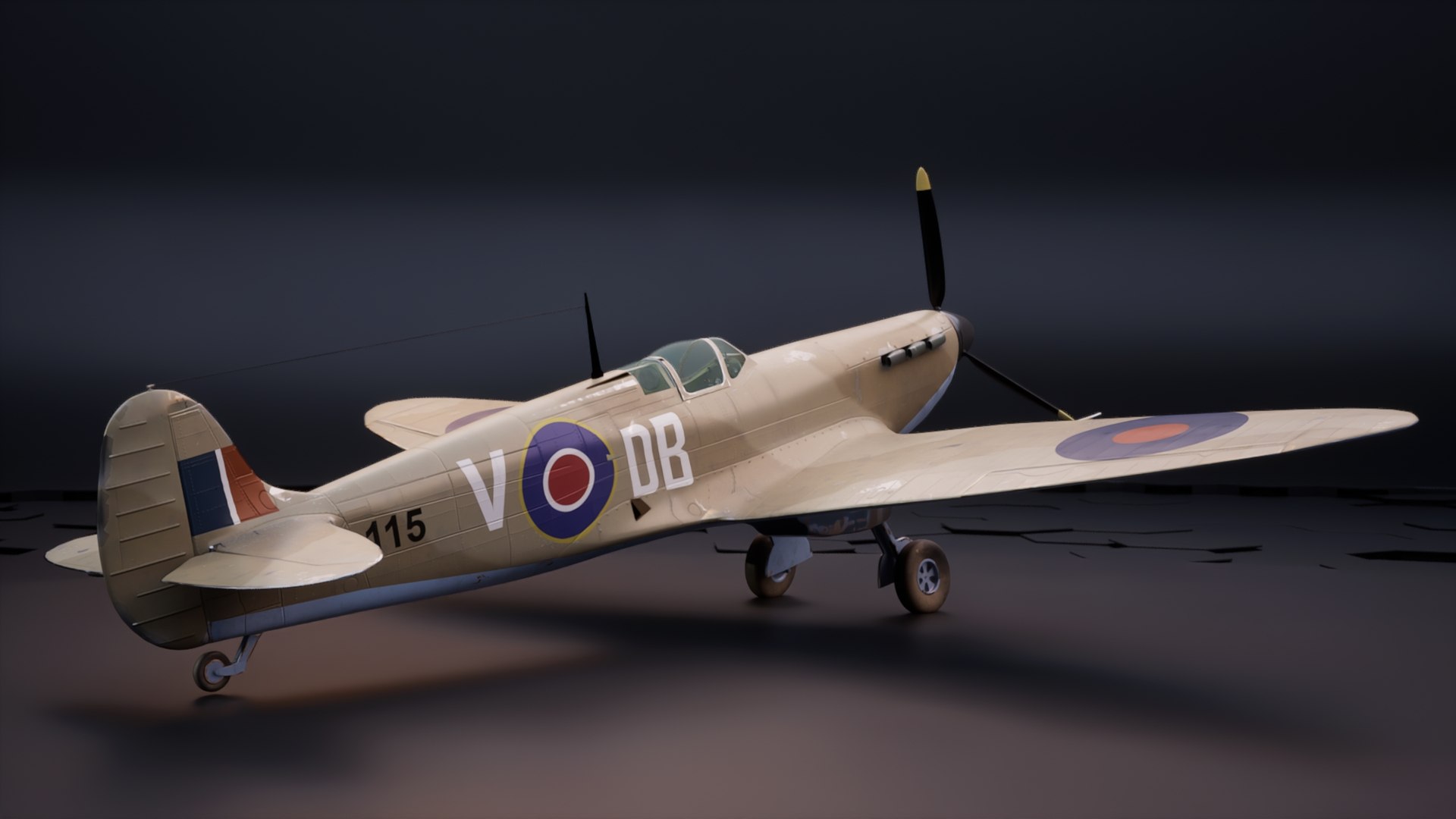 3D Supermarine Spitfire MK VB - TurboSquid 2290581