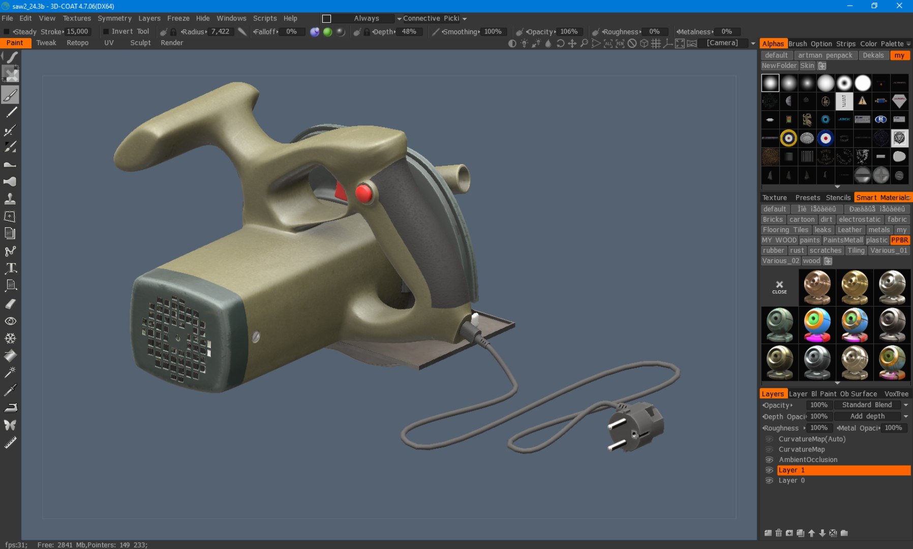 Circular Saw 3D Model - TurboSquid 2320078