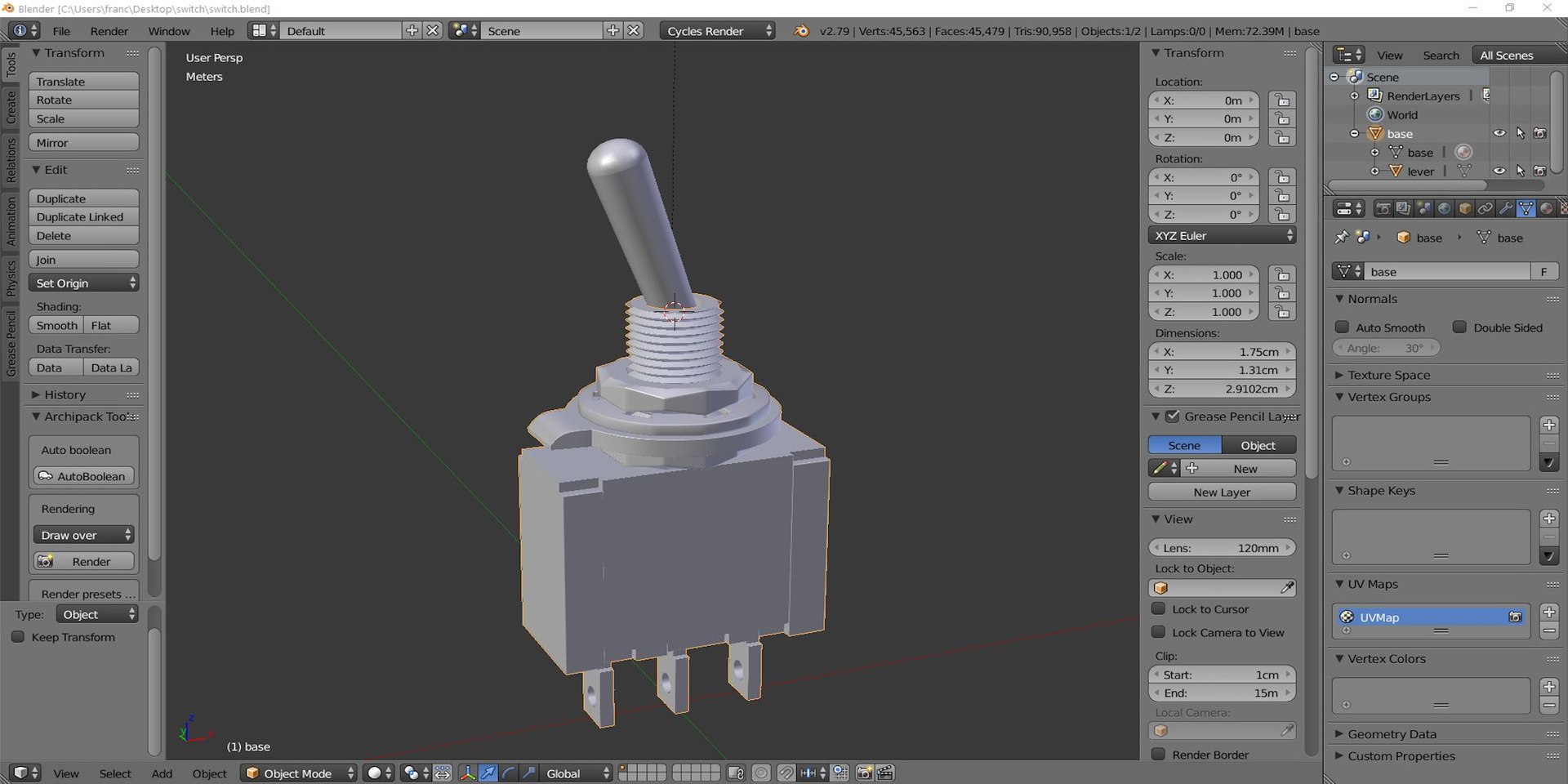 Switch 3D model - TurboSquid 1756078