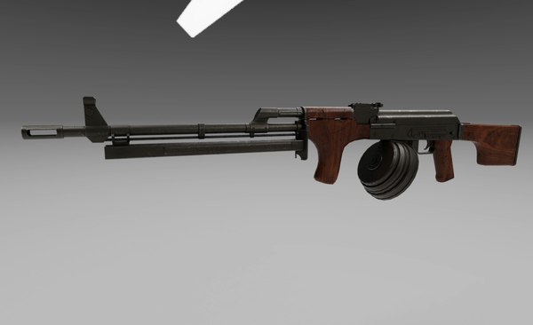 modelo 3d Juego RPK Low Poly listo - TurboSquid 2152252