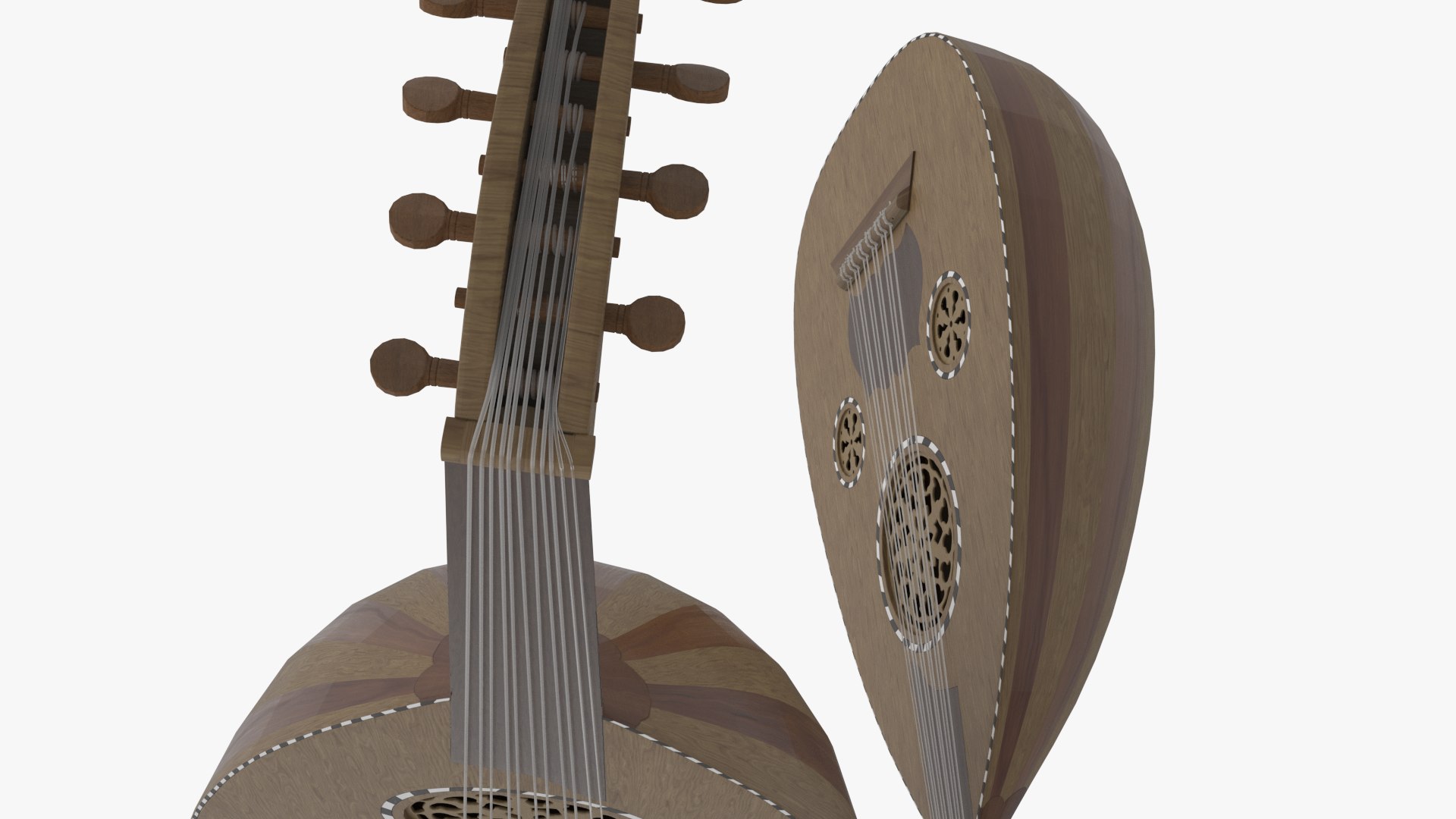 3D Traditional Arabic Oud Model - TurboSquid 2234334