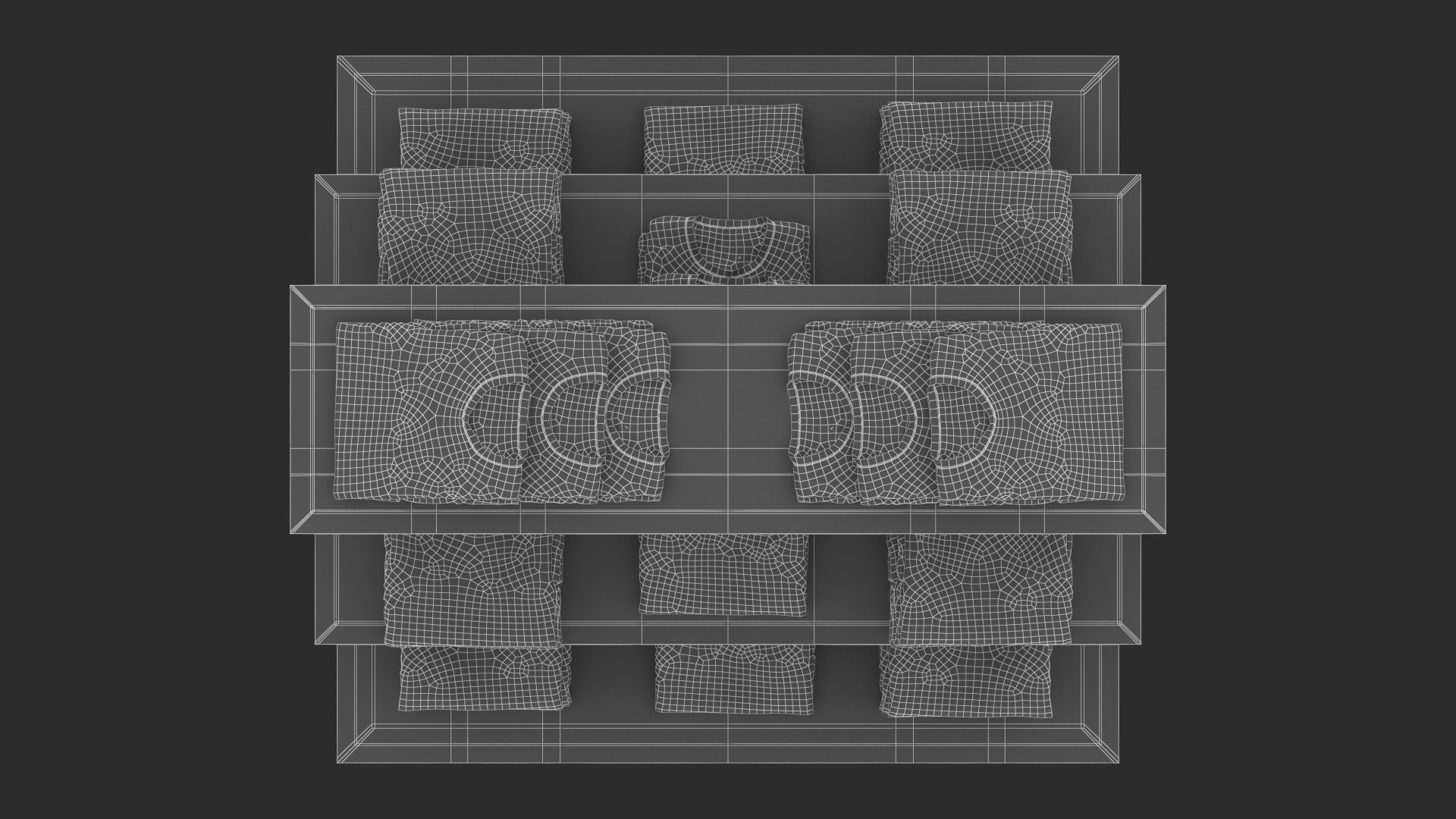 3D T-Shirt Pyramid Display 2 - TurboSquid 1982670