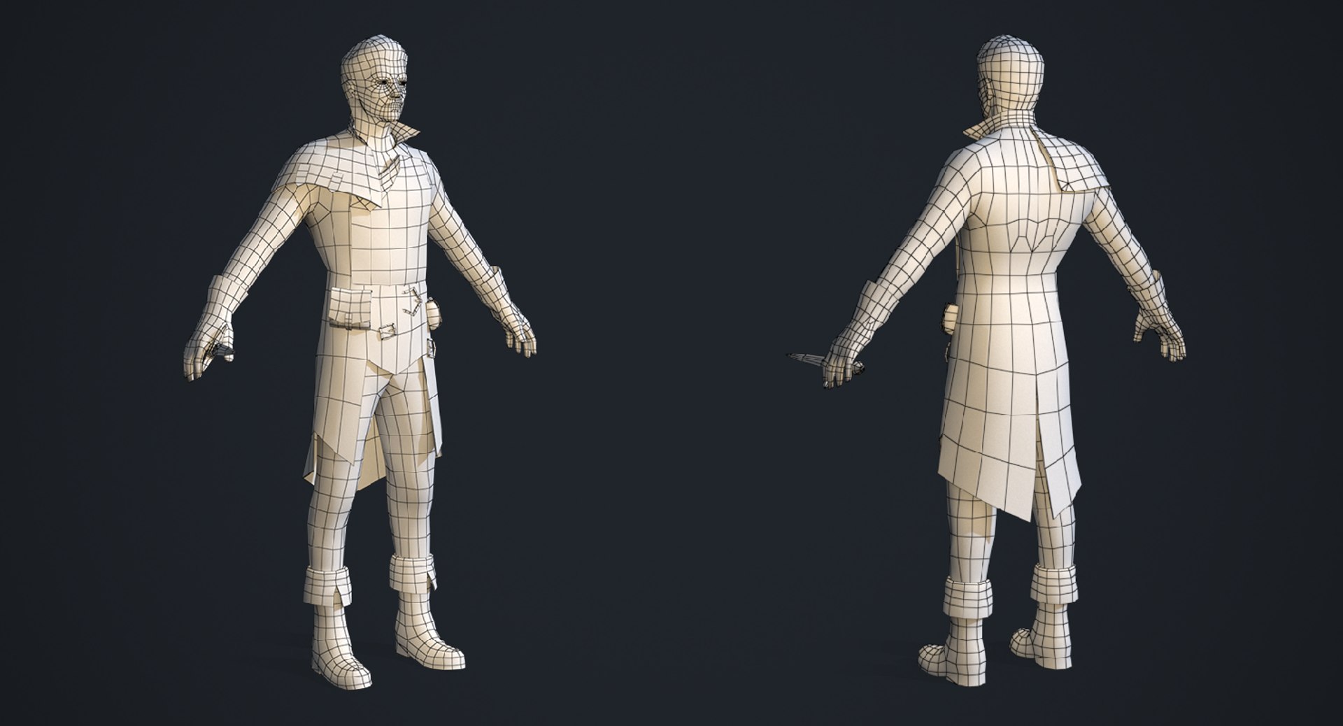 3D Model Real-time Rigged Hero Rogue - TurboSquid 1289774