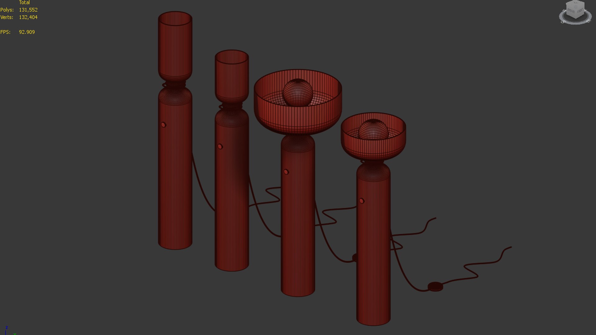 3D Spotlight Volumes By Andlight Floor Lamp - TurboSquid 1881354