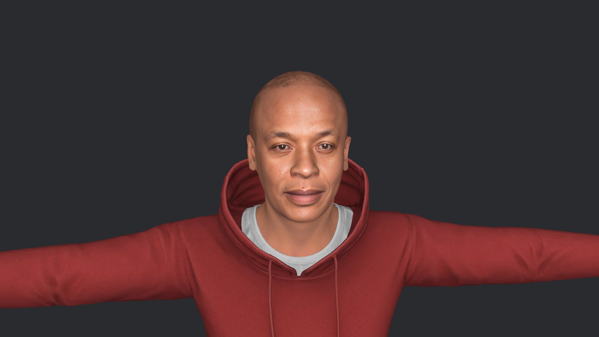 3D Dr Dre Hyper Realistic Full Body Fully Rigged Character - TurboSquid ...