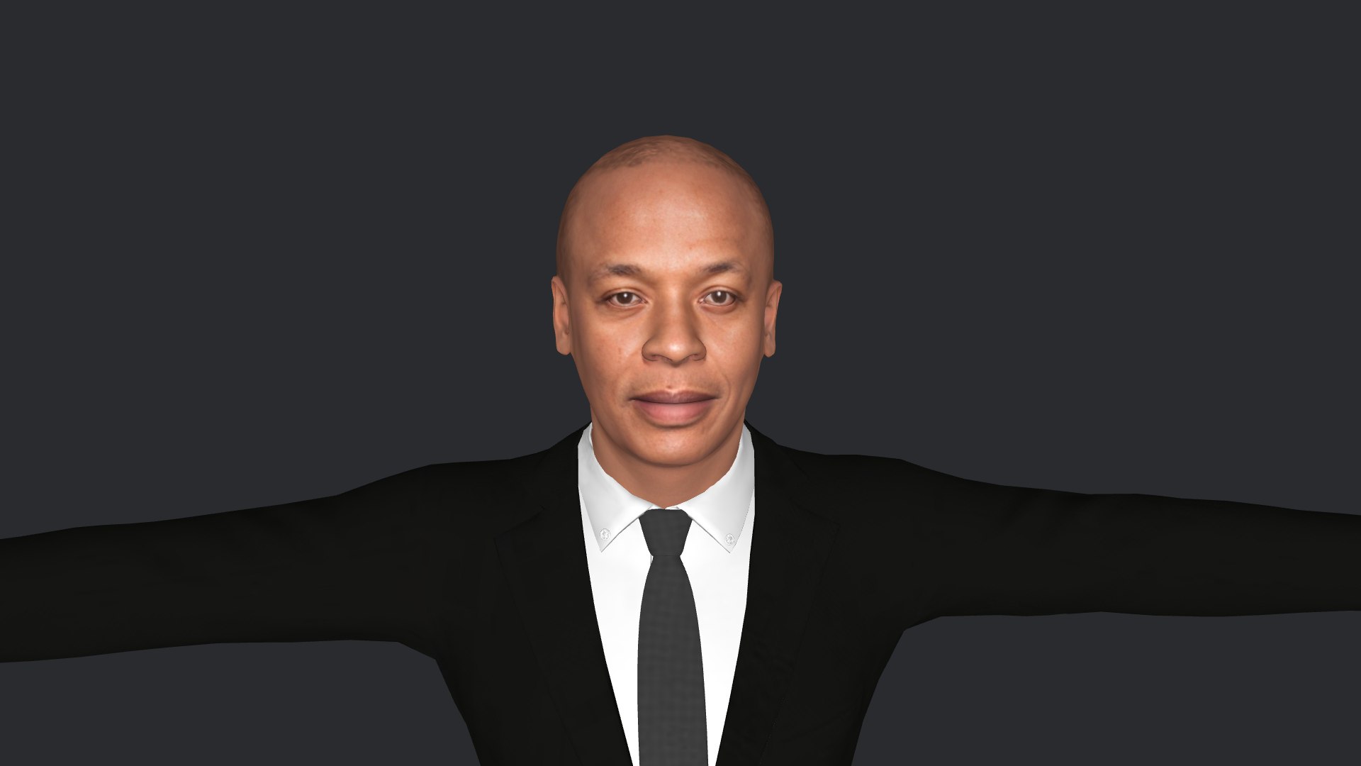 3D Dr Dre Hyper Realistic Full Body Fully Rigged Character - TurboSquid ...