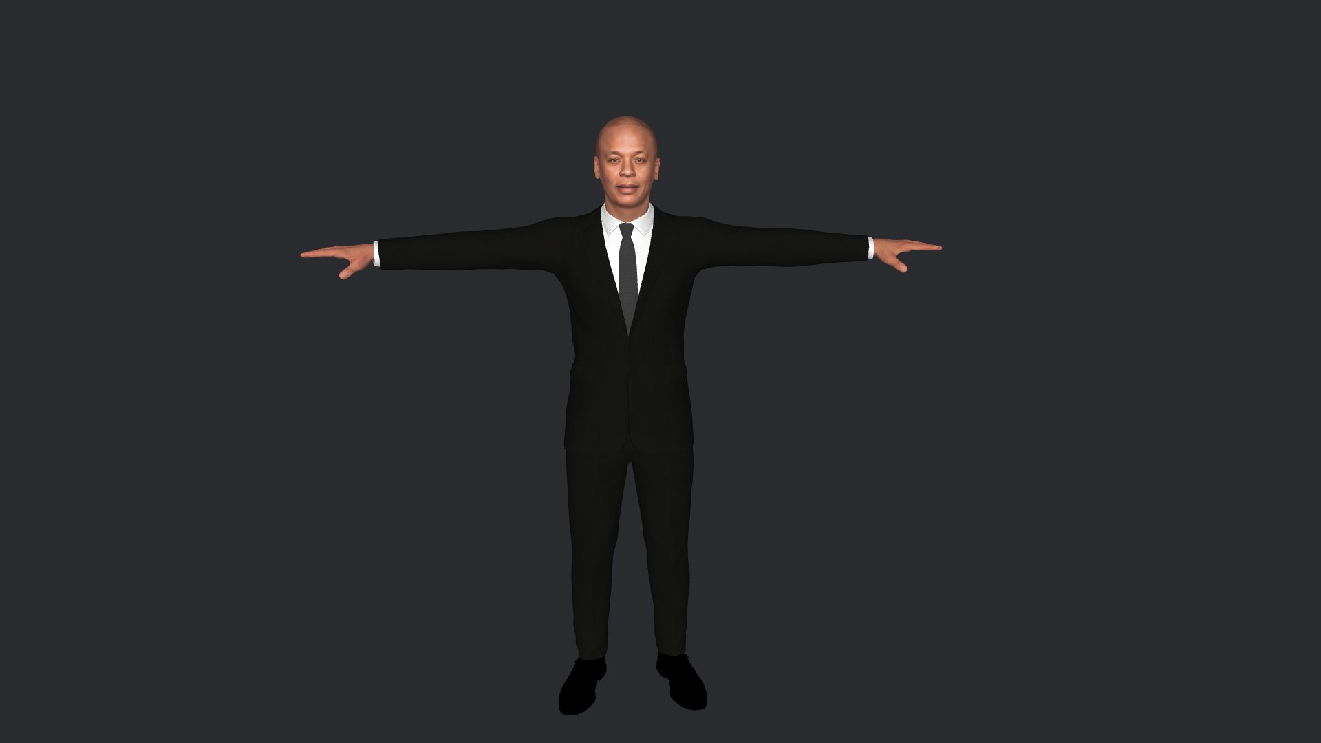 3D Dr Dre Hyper Realistic Full Body Fully Rigged Character - TurboSquid ...
