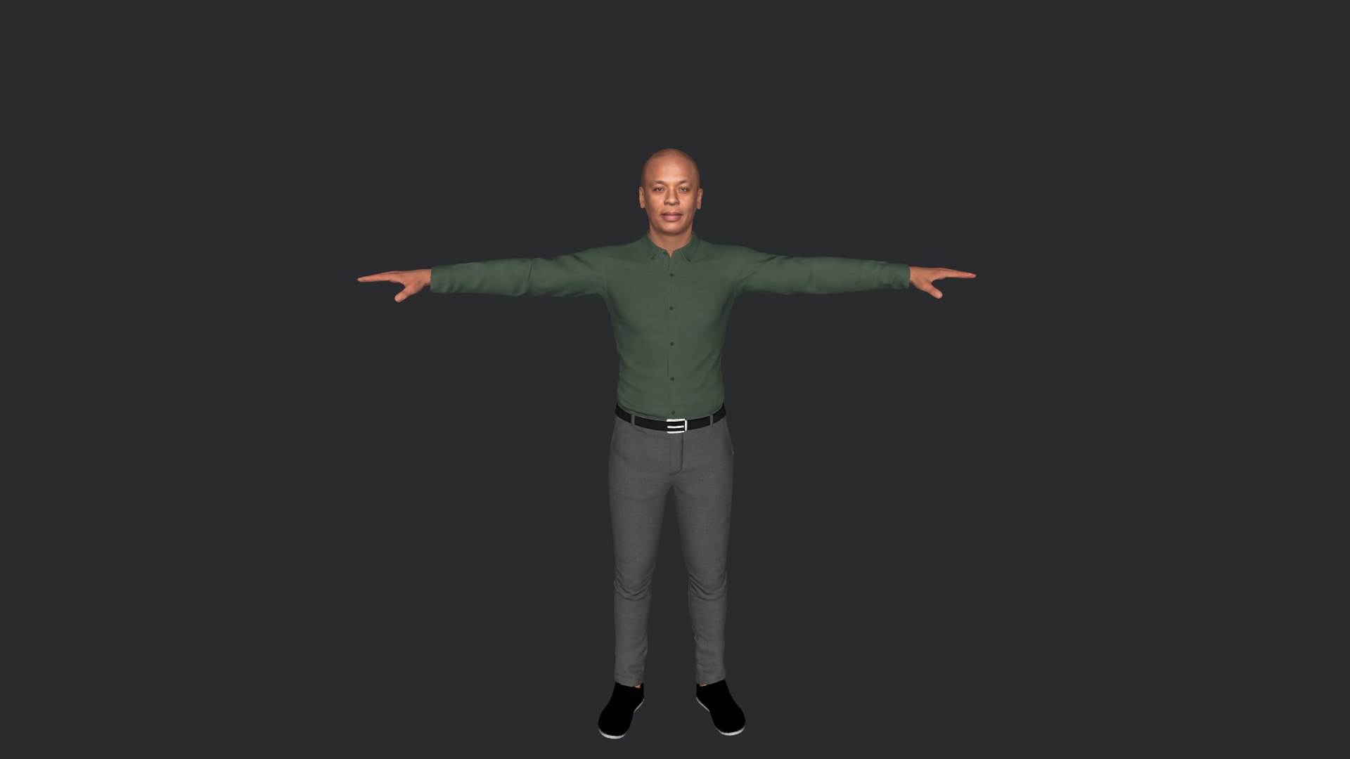 3D Dr Dre Hyper Realistic Full Body Fully Rigged Character - TurboSquid ...