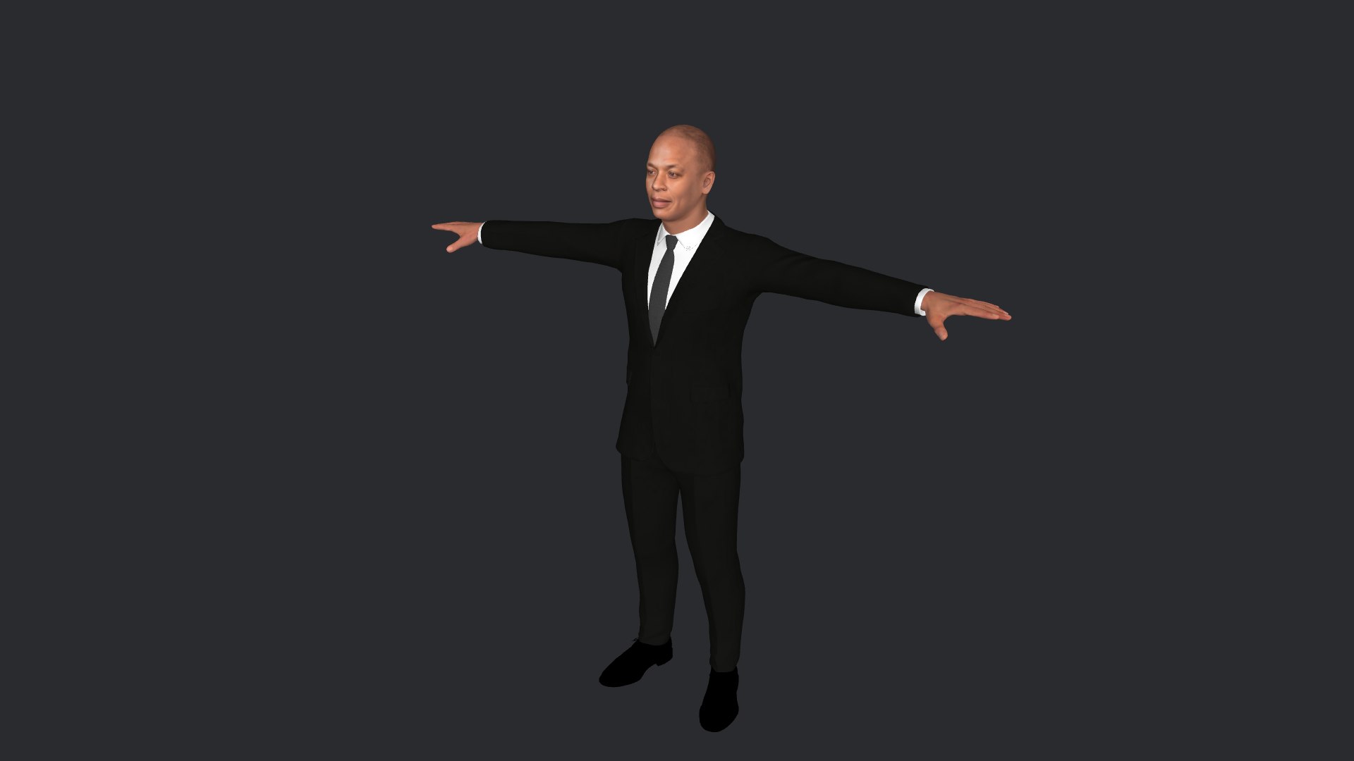 3D Dr Dre Hyper Realistic Full Body Fully Rigged Character - TurboSquid ...