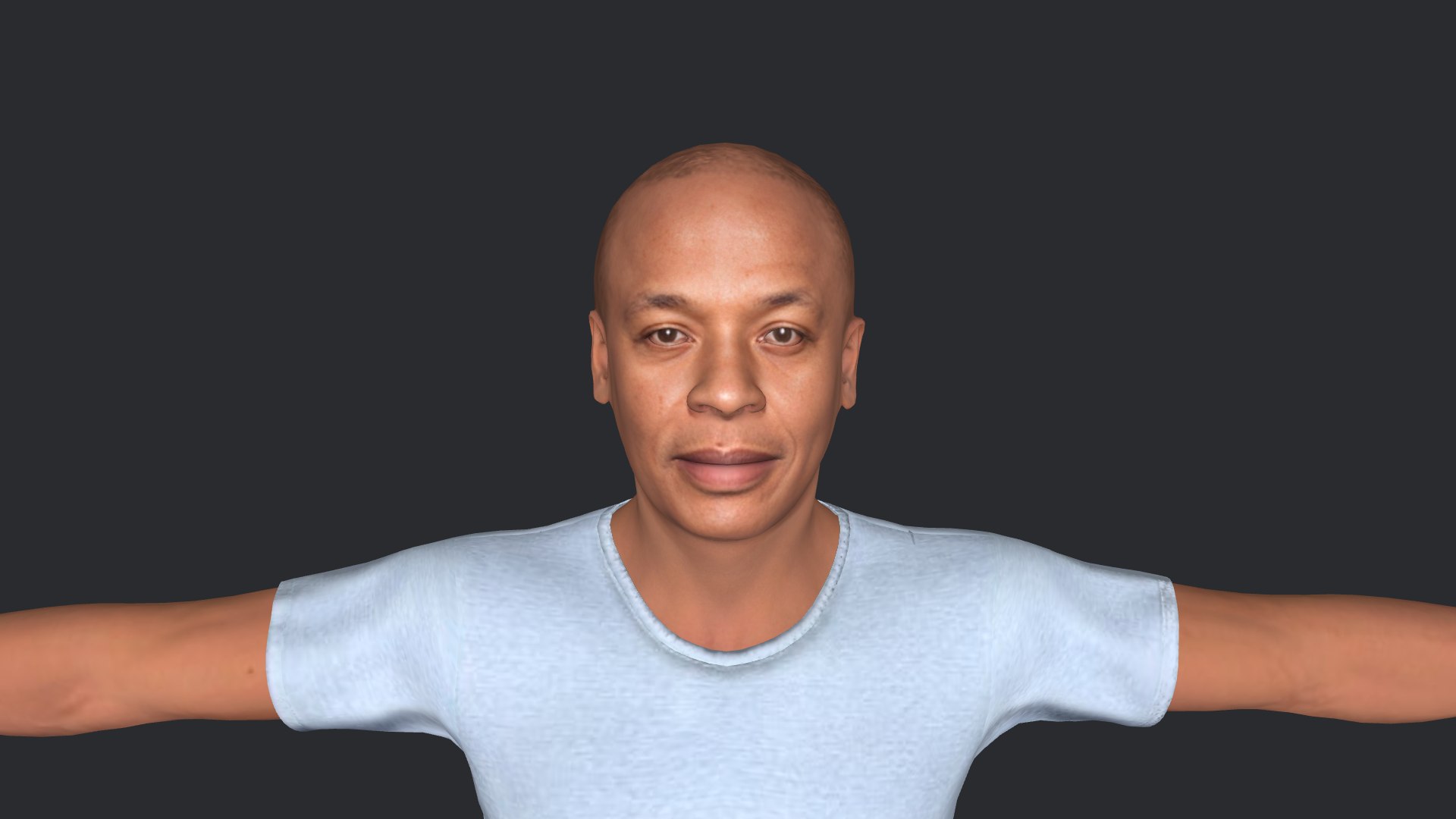 3D Dr Dre Hyper Realistic Full Body Fully Rigged Character - TurboSquid ...